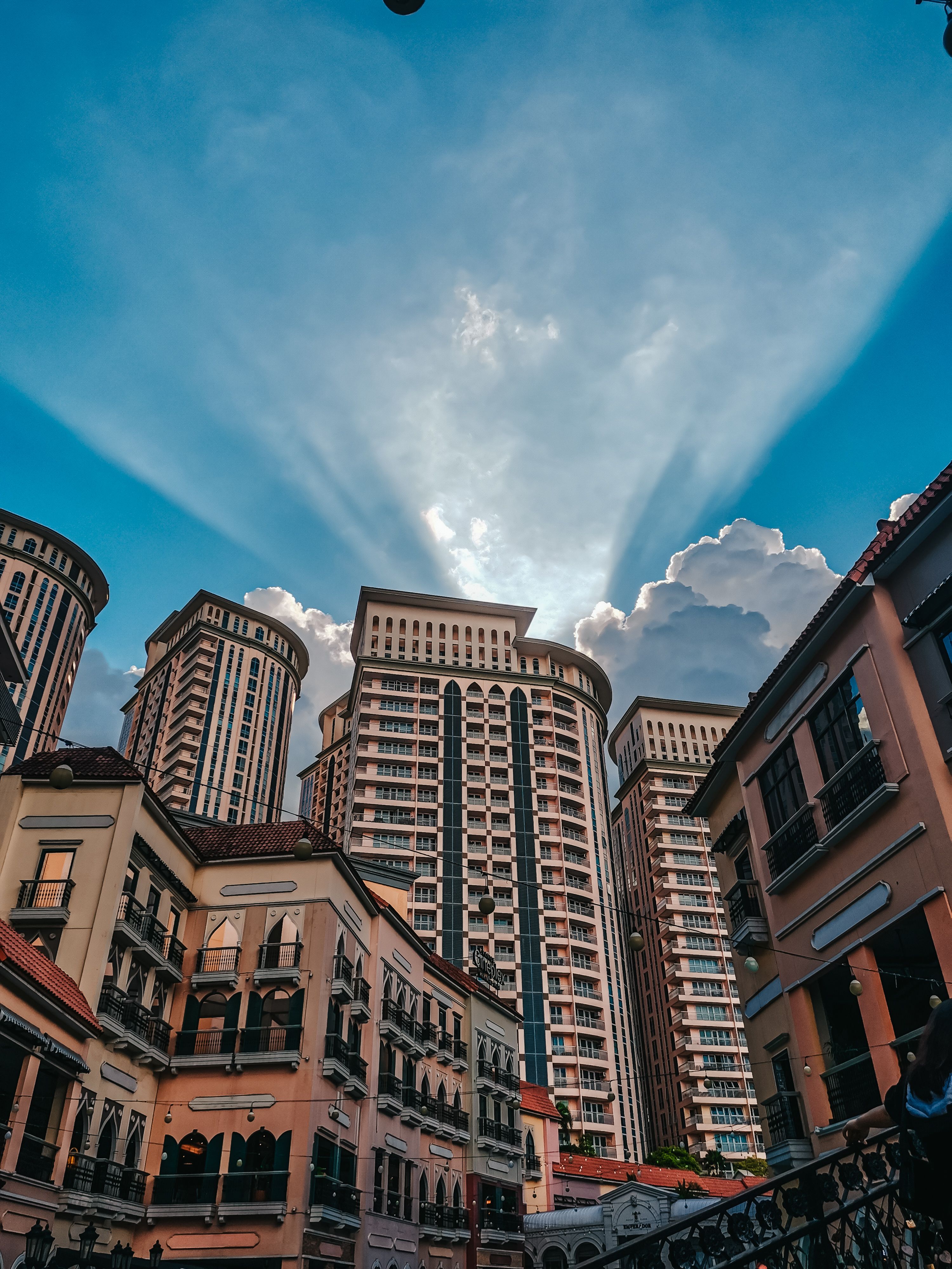 City Skyline Under Blue Sky · Free Stock Photo