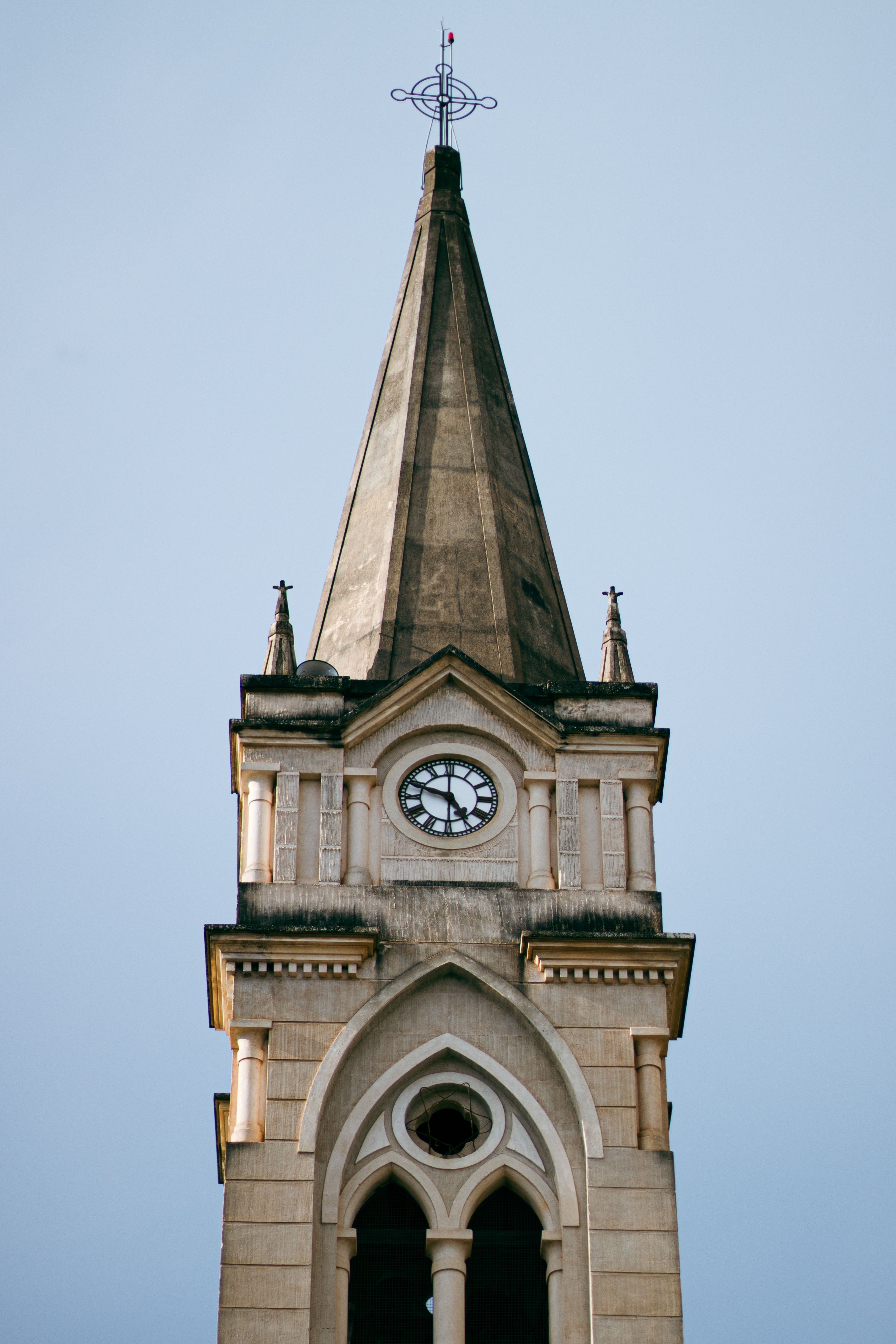 Brown Church Building Under Gray Sky · Free Stock Photo