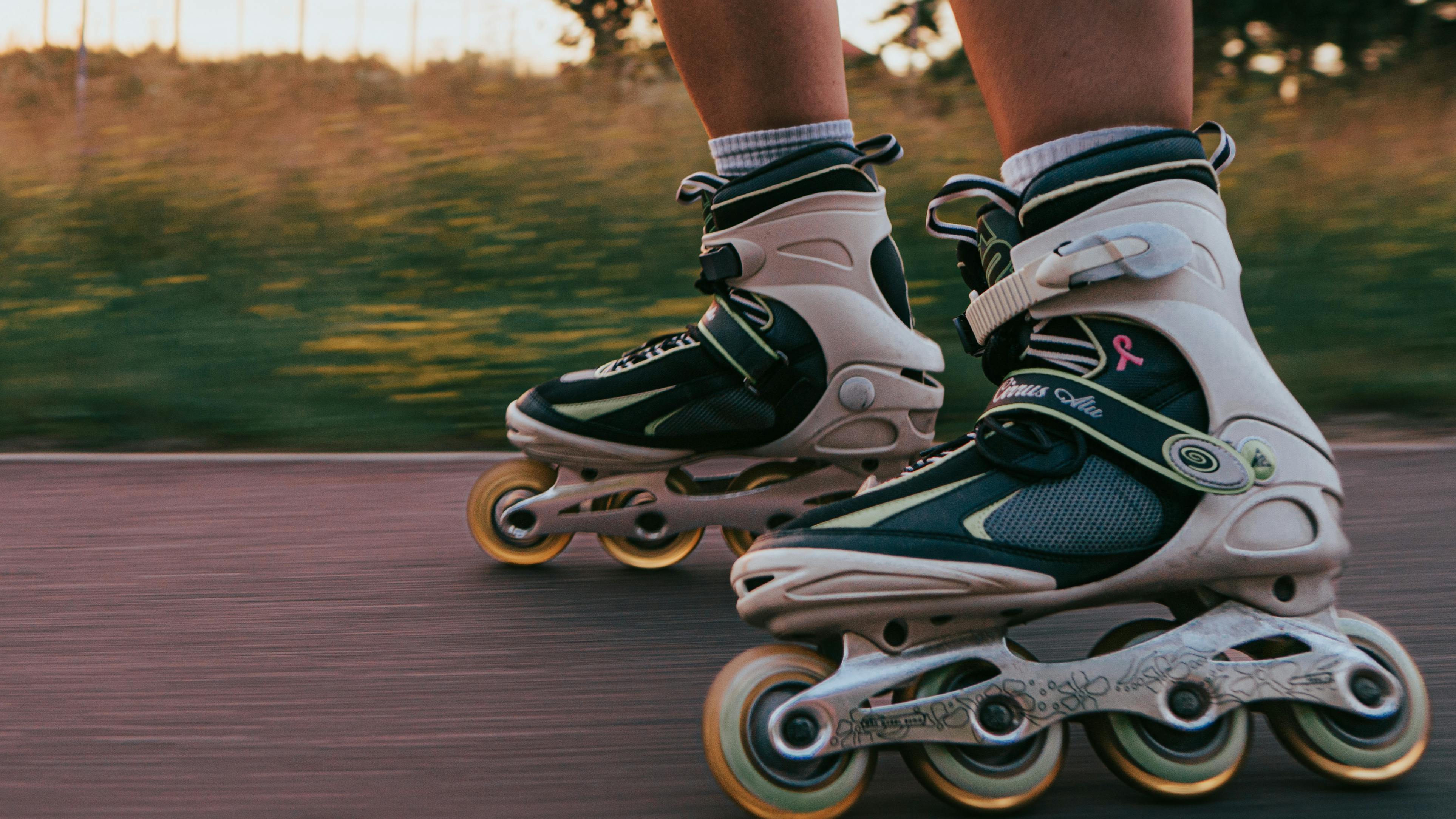 Close Up Image of Person Using Roller Blades · Free Stock Photo