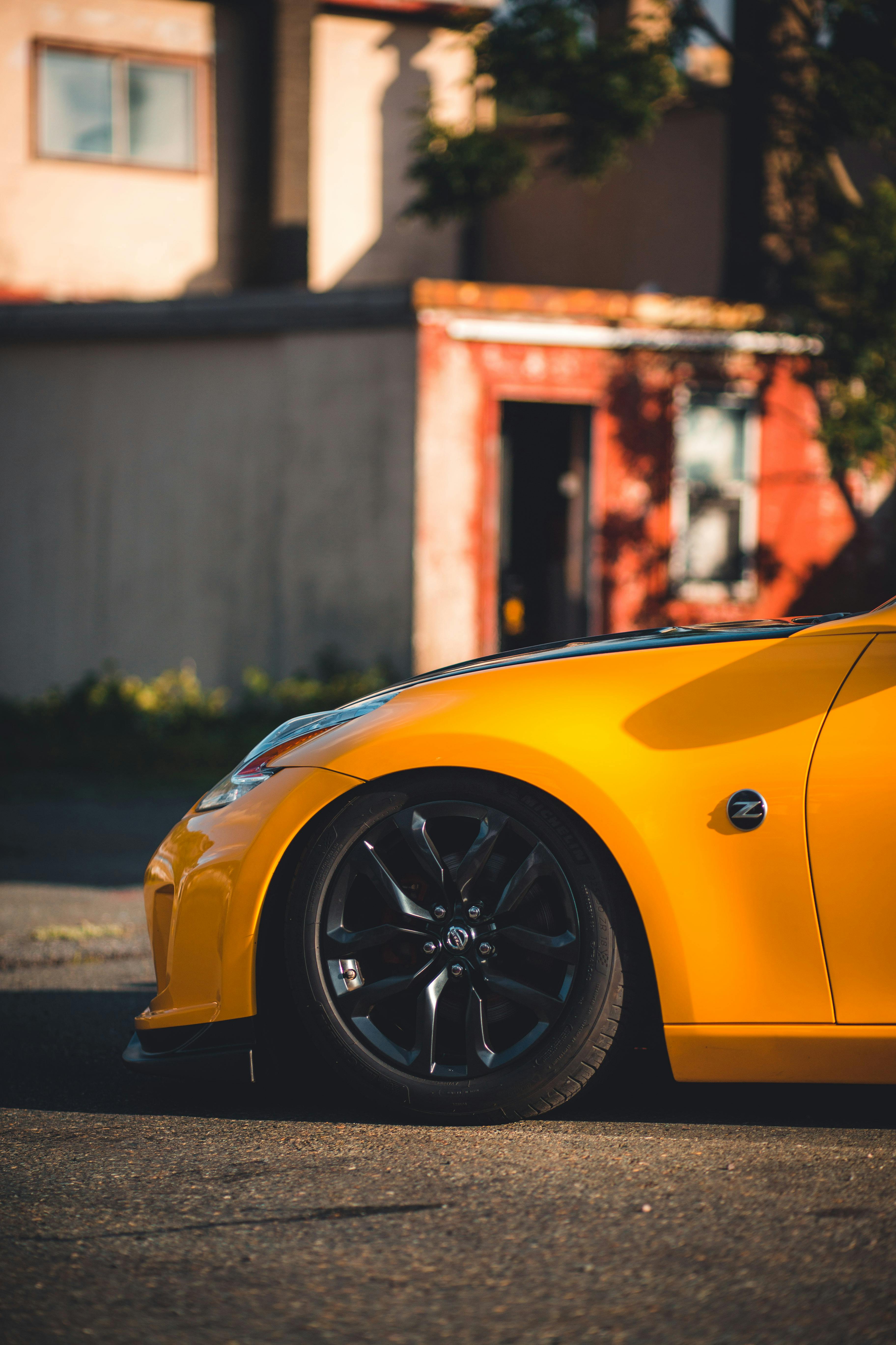 Fast, Modern Yellow Car · Free Stock Photo