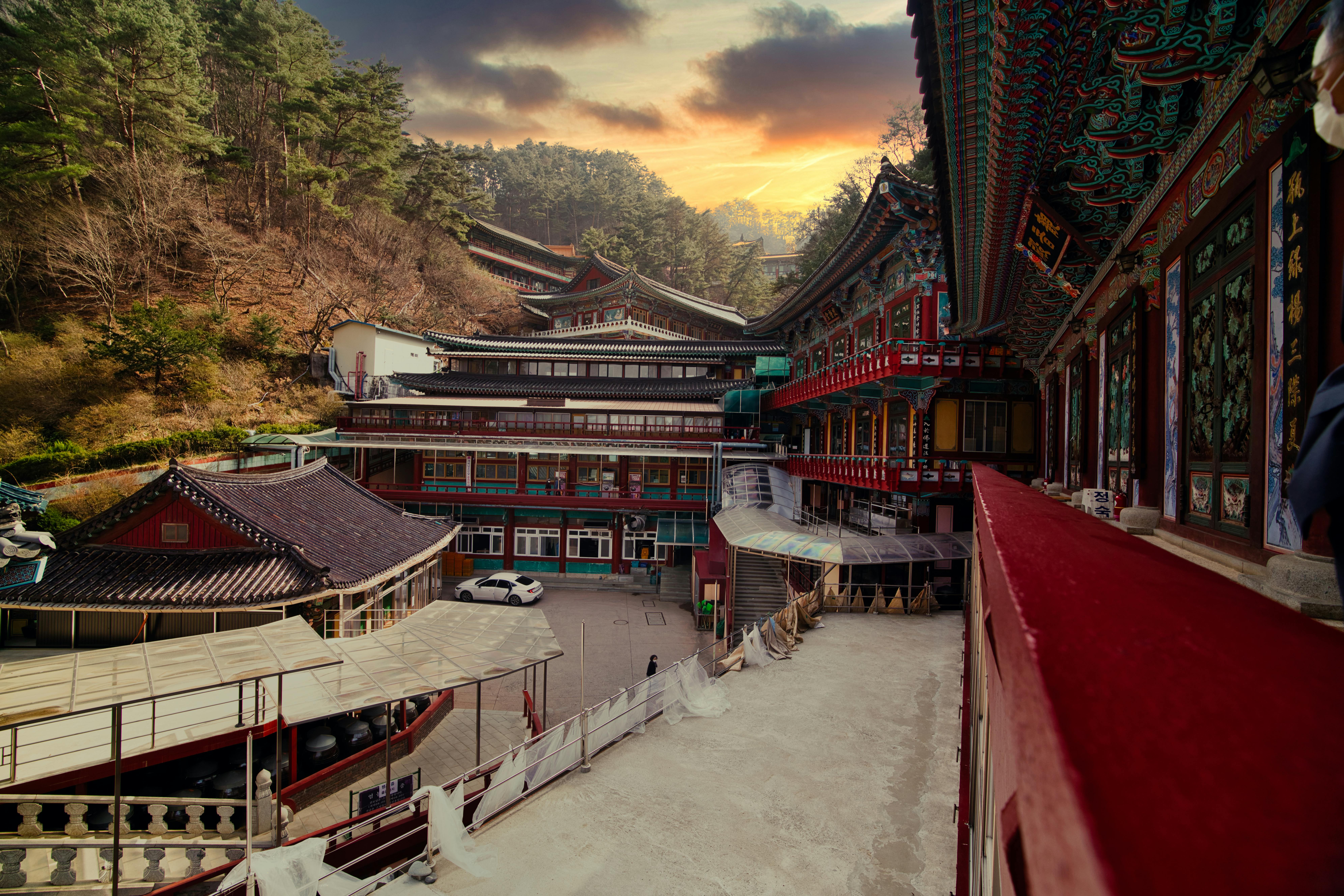 The Guinsa Temple Near Mountain in South Korea · Free Stock Photo