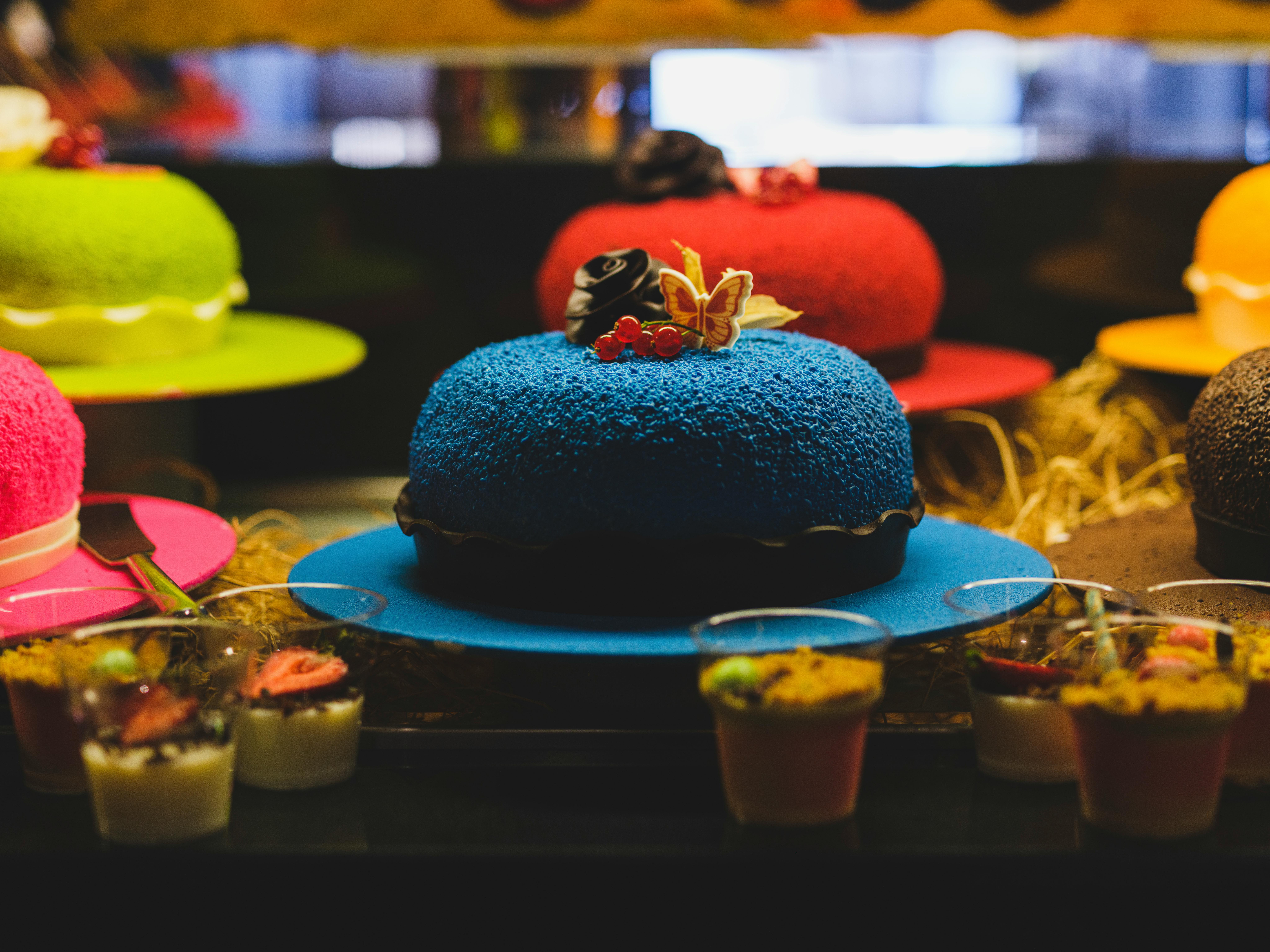 Colorful Cakes in a Buffet · Free Stock Photo