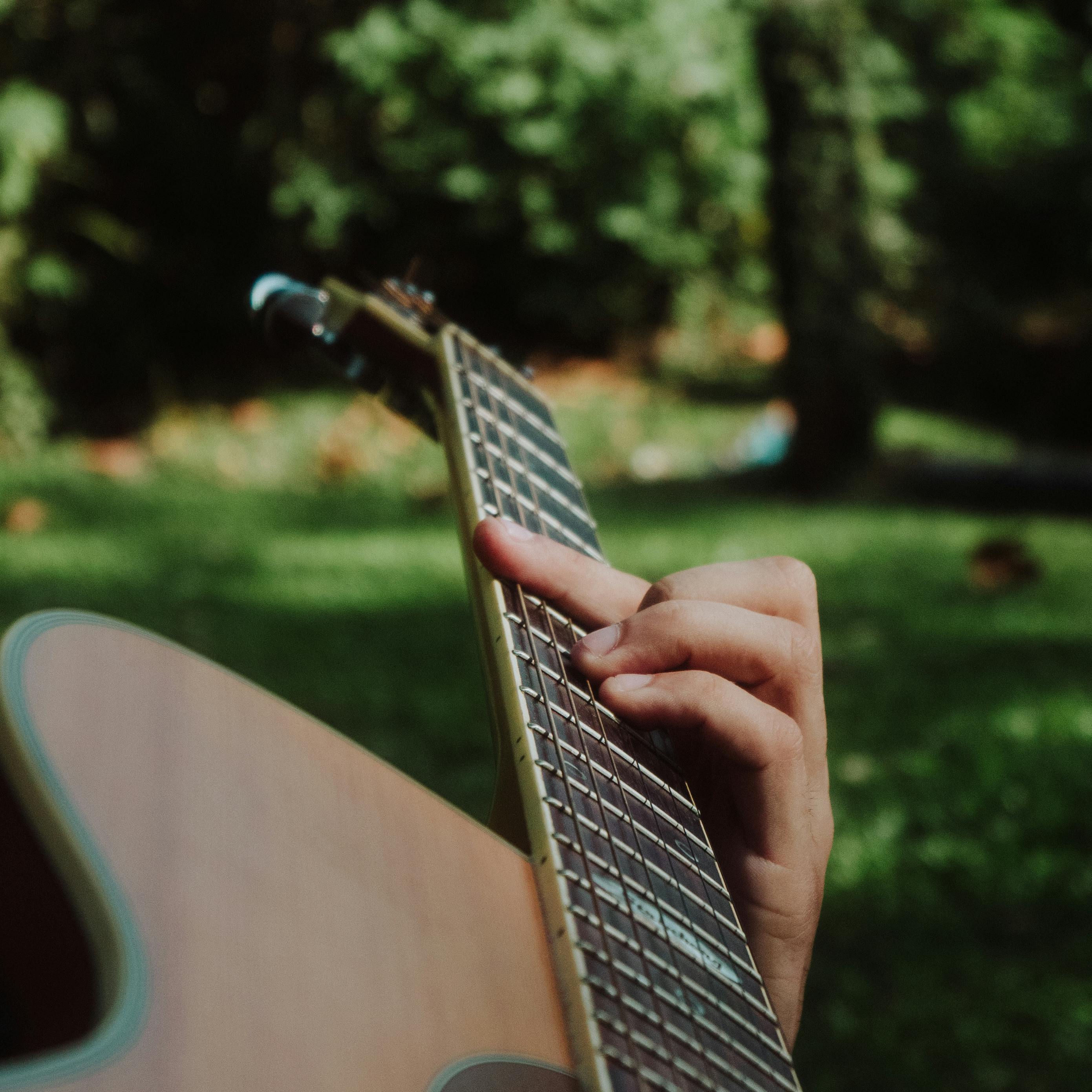 Hands on Guitar · Free Stock Photo