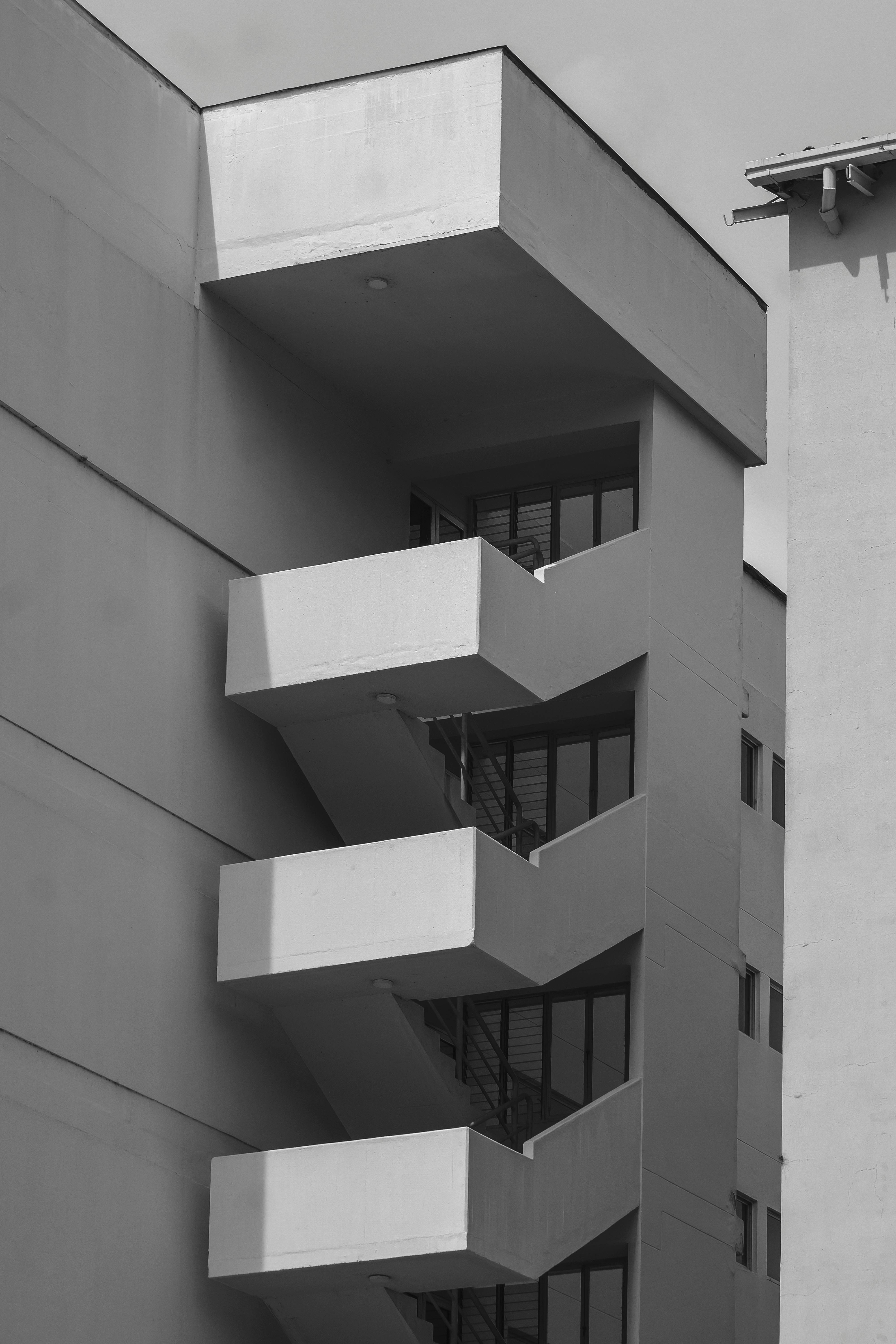 Stairs and Brutalist Architecture · Free Stock Photo