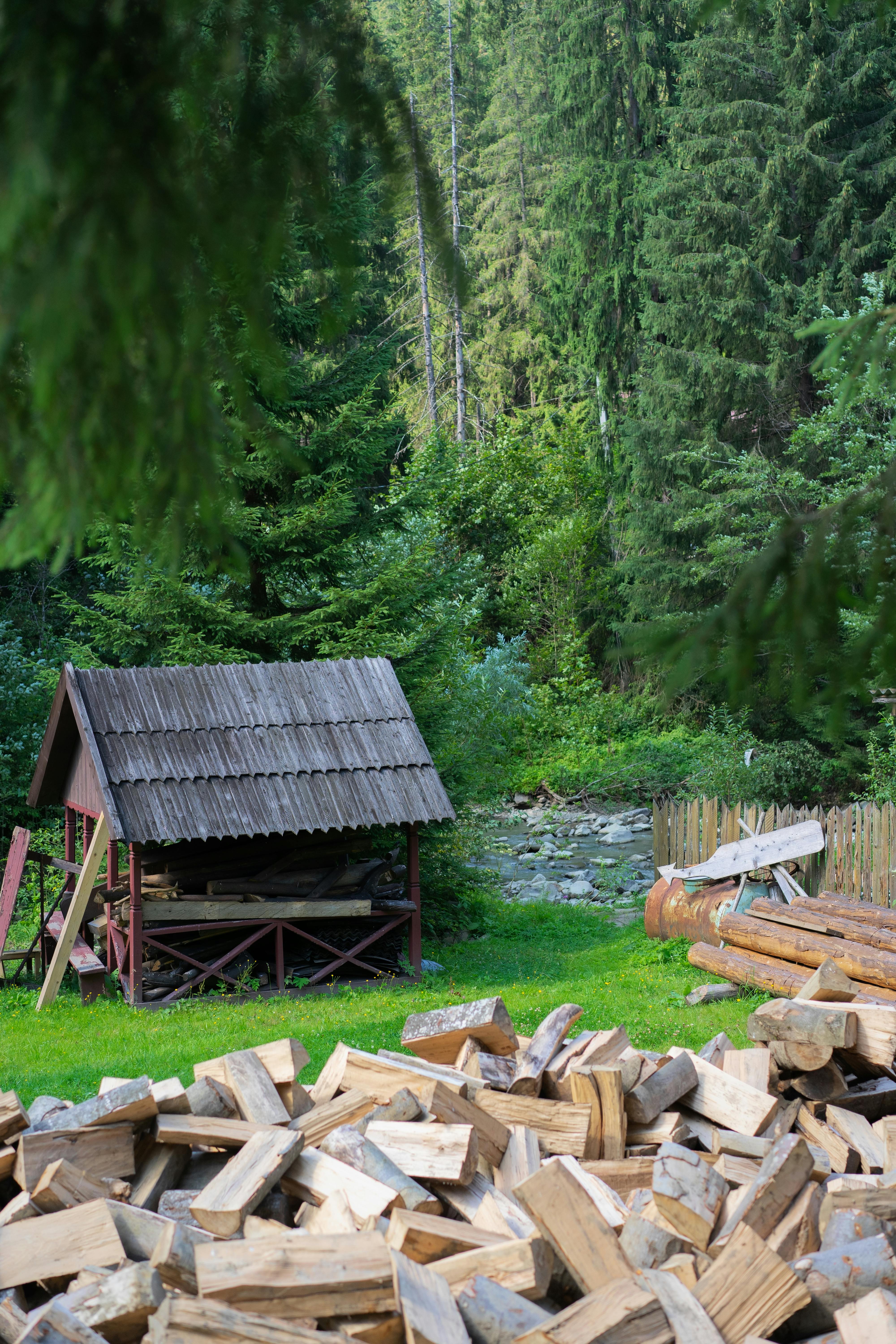 White Wooden Shed · Free Stock Photo