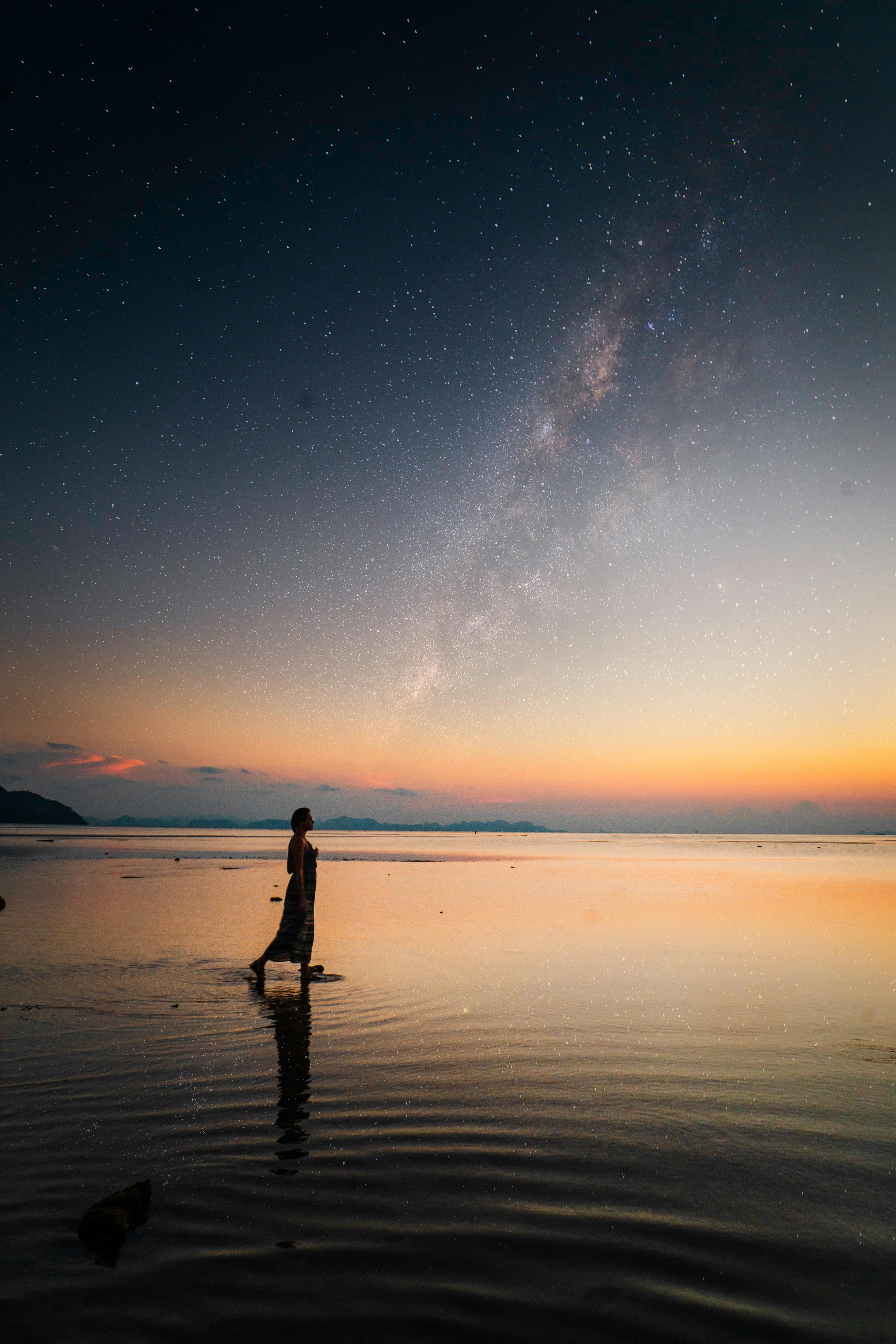 Woman in Yoga Pose on Beach · Free Stock Photo