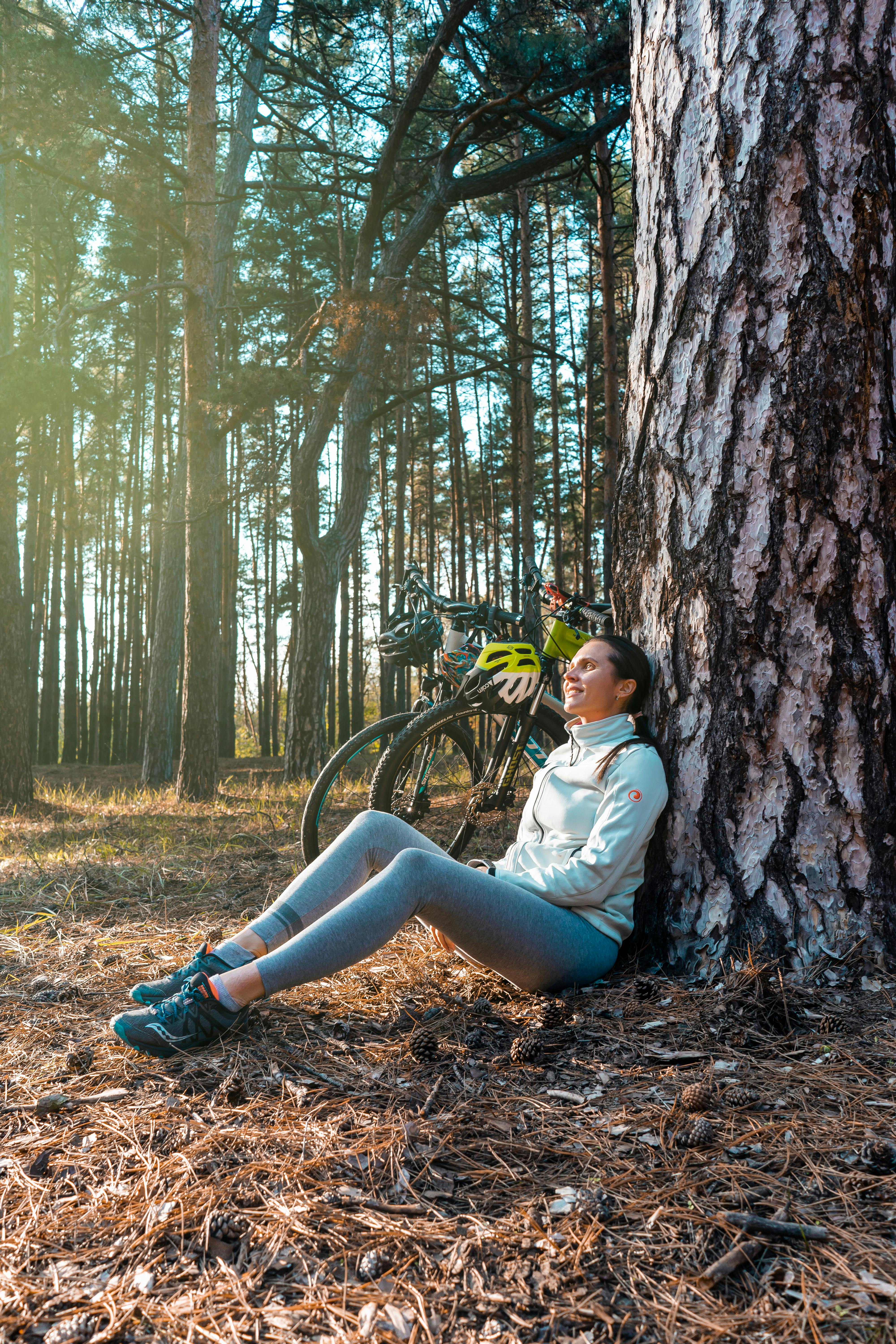 Bikers Sitting on a Bench · Free Stock Photo