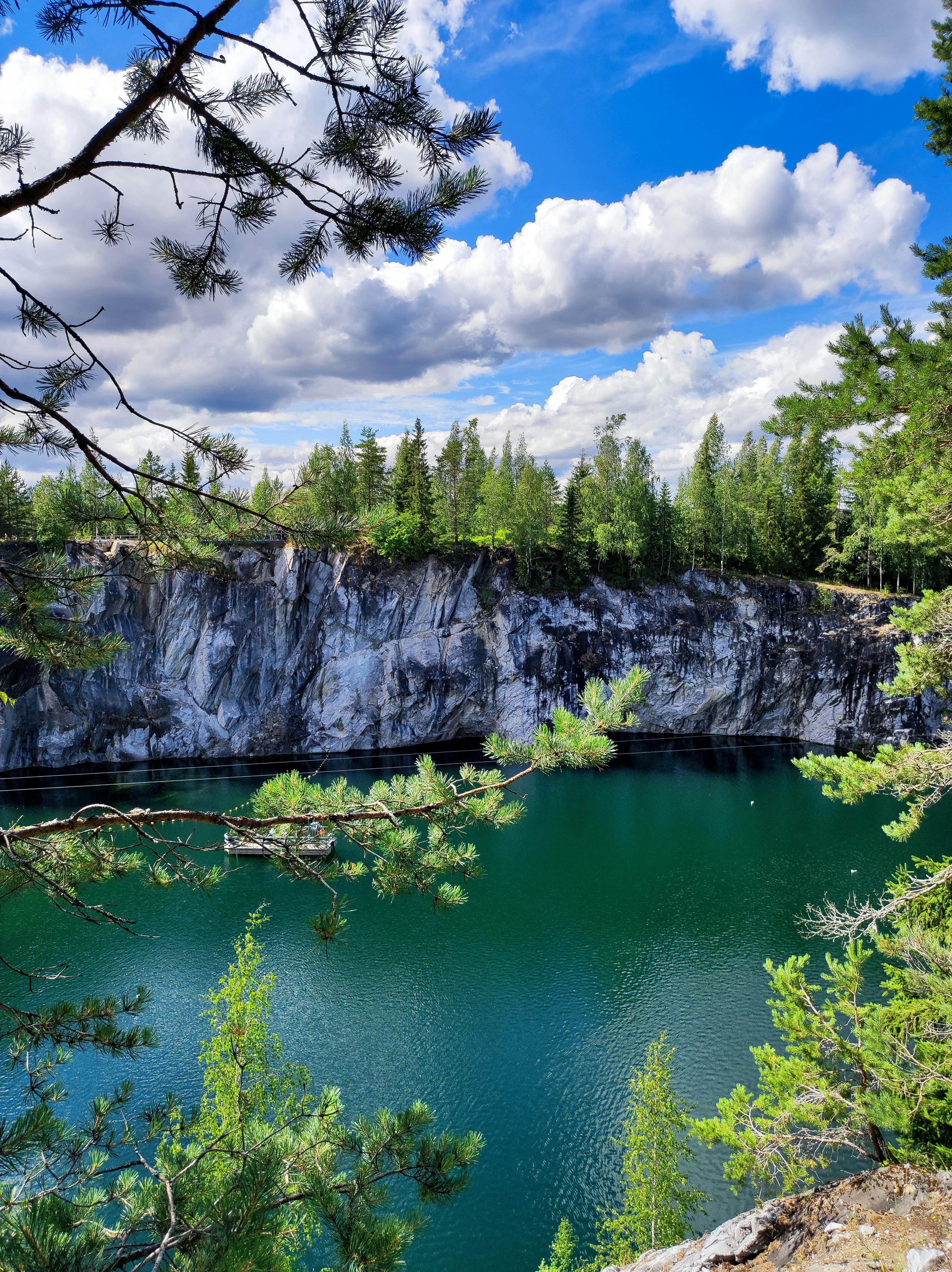 Scenic Landscape with Rock Formation · Free Stock Photo