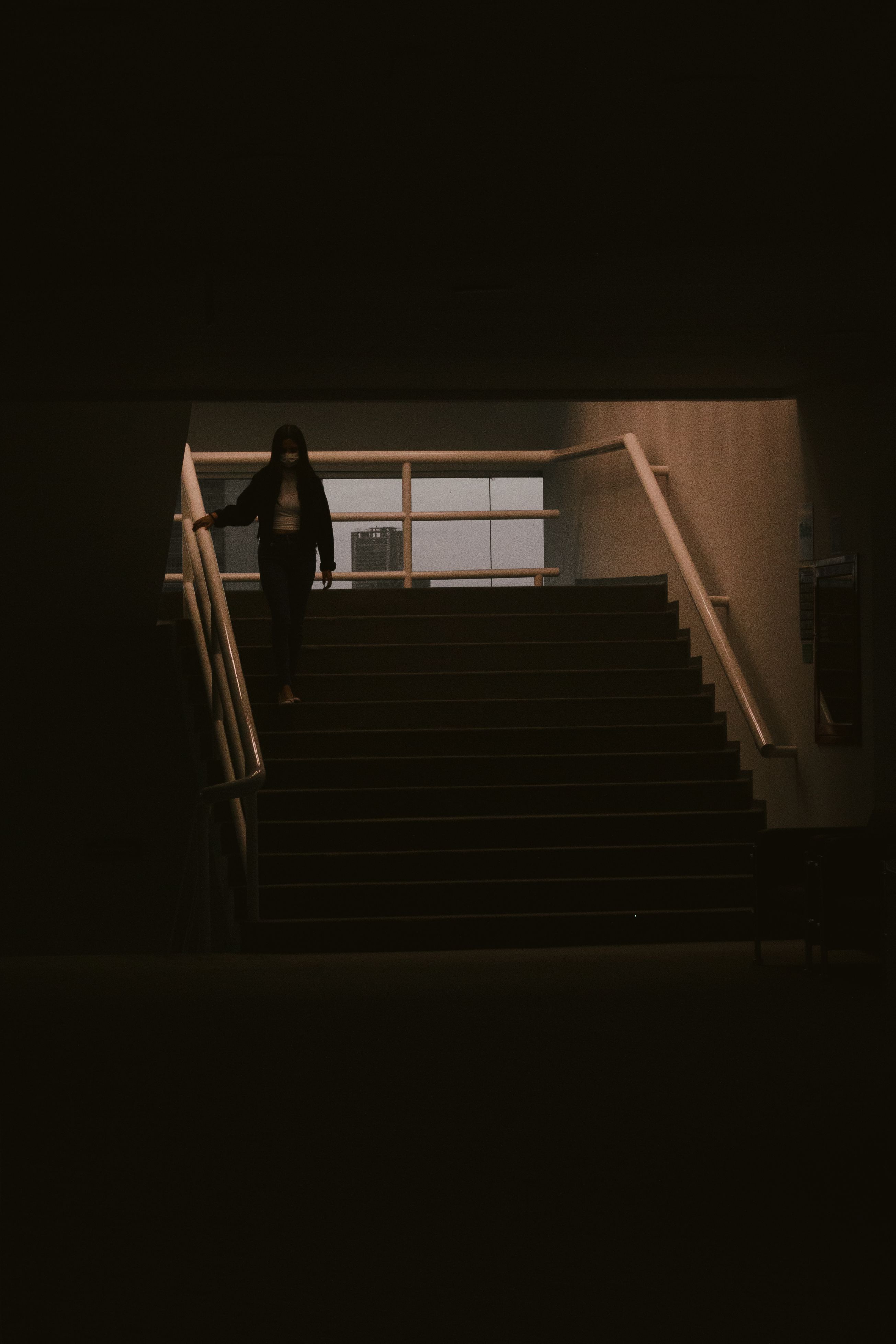 Person using the Staircase · Free Stock Photo