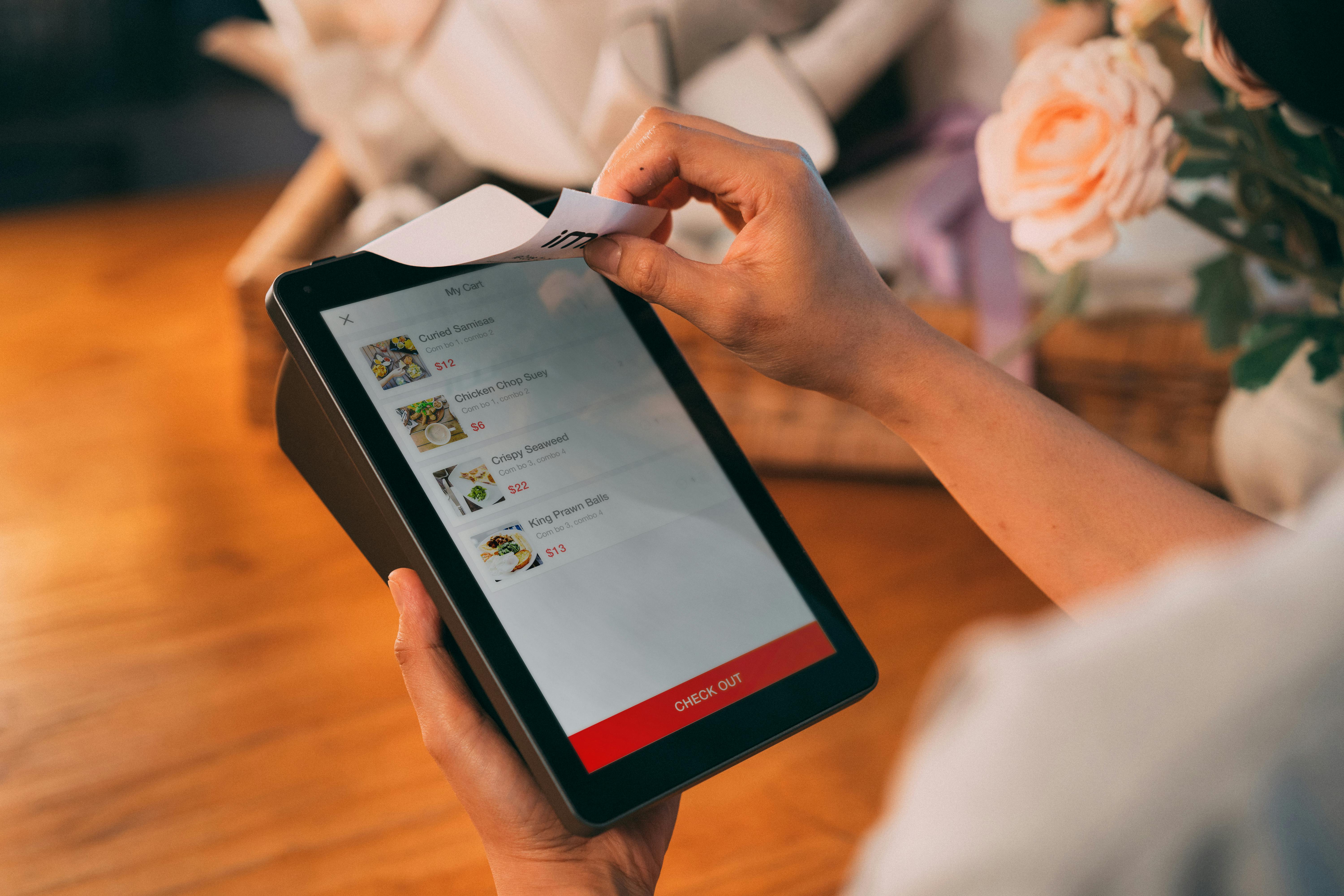 A Close-Up Shot of a Person Scanning a QR Code · Free Stock Photo