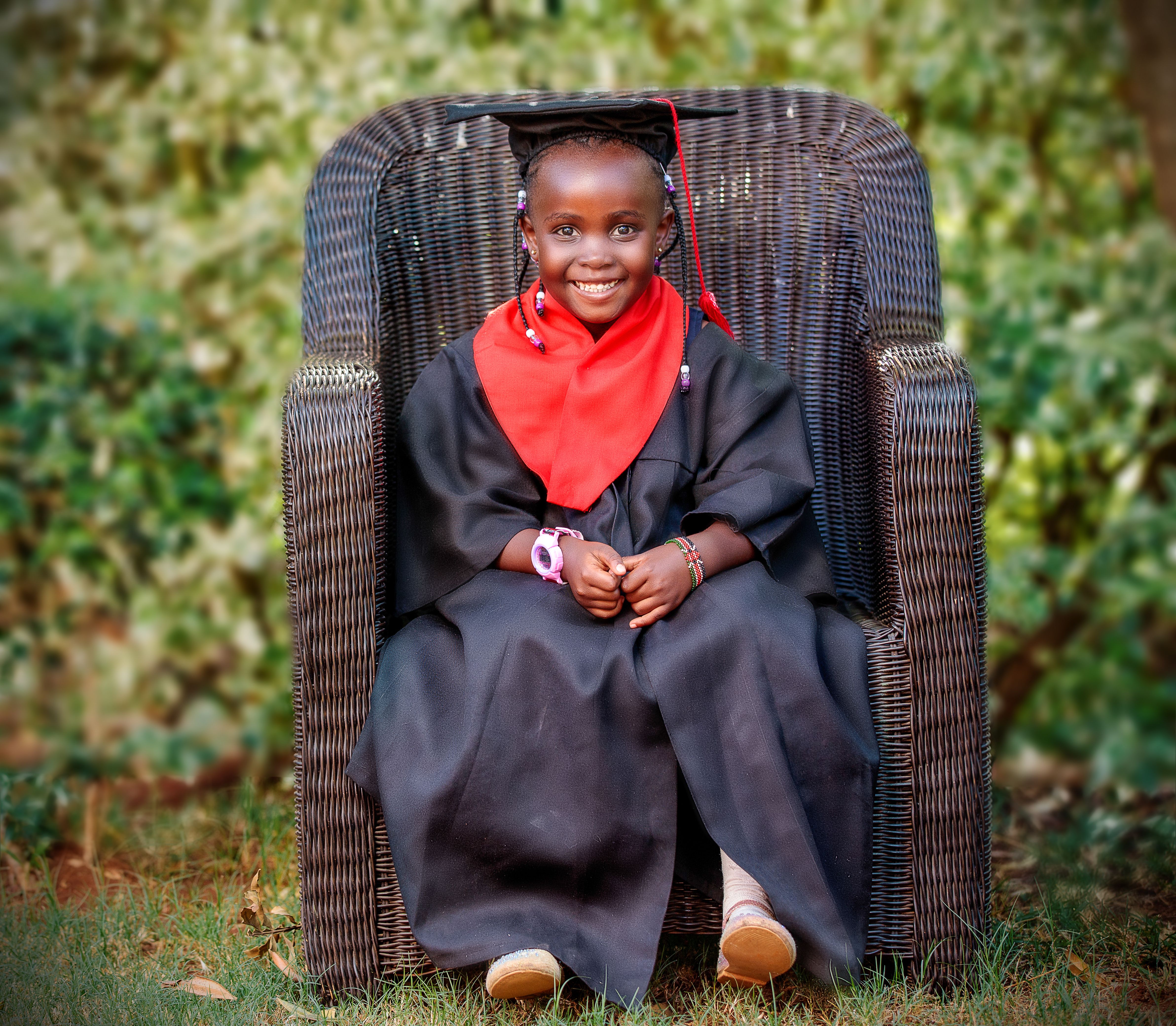 A Girl in an Academic Dress · Free Stock Photo