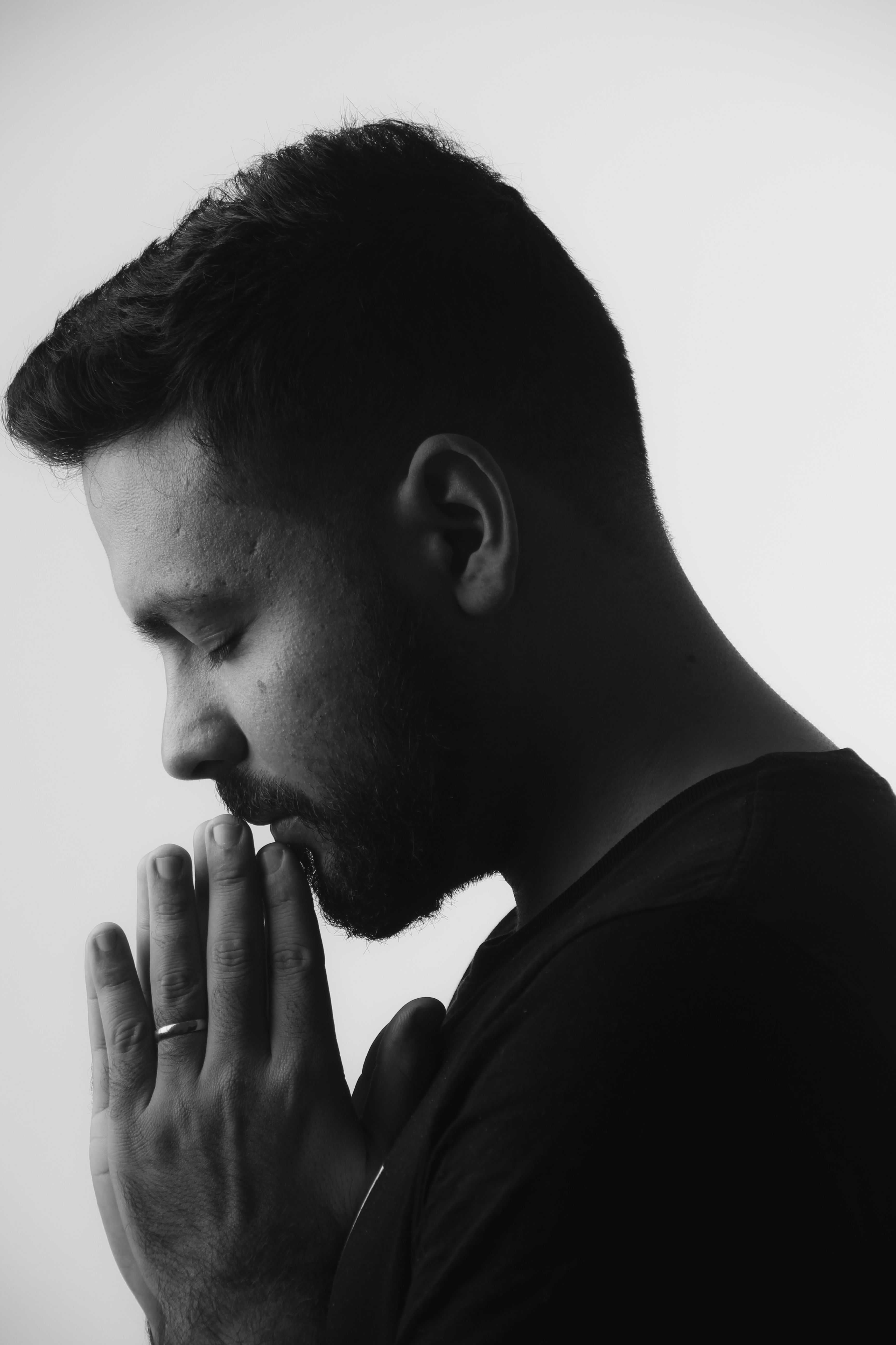 A Man Praying · Free Stock Photo