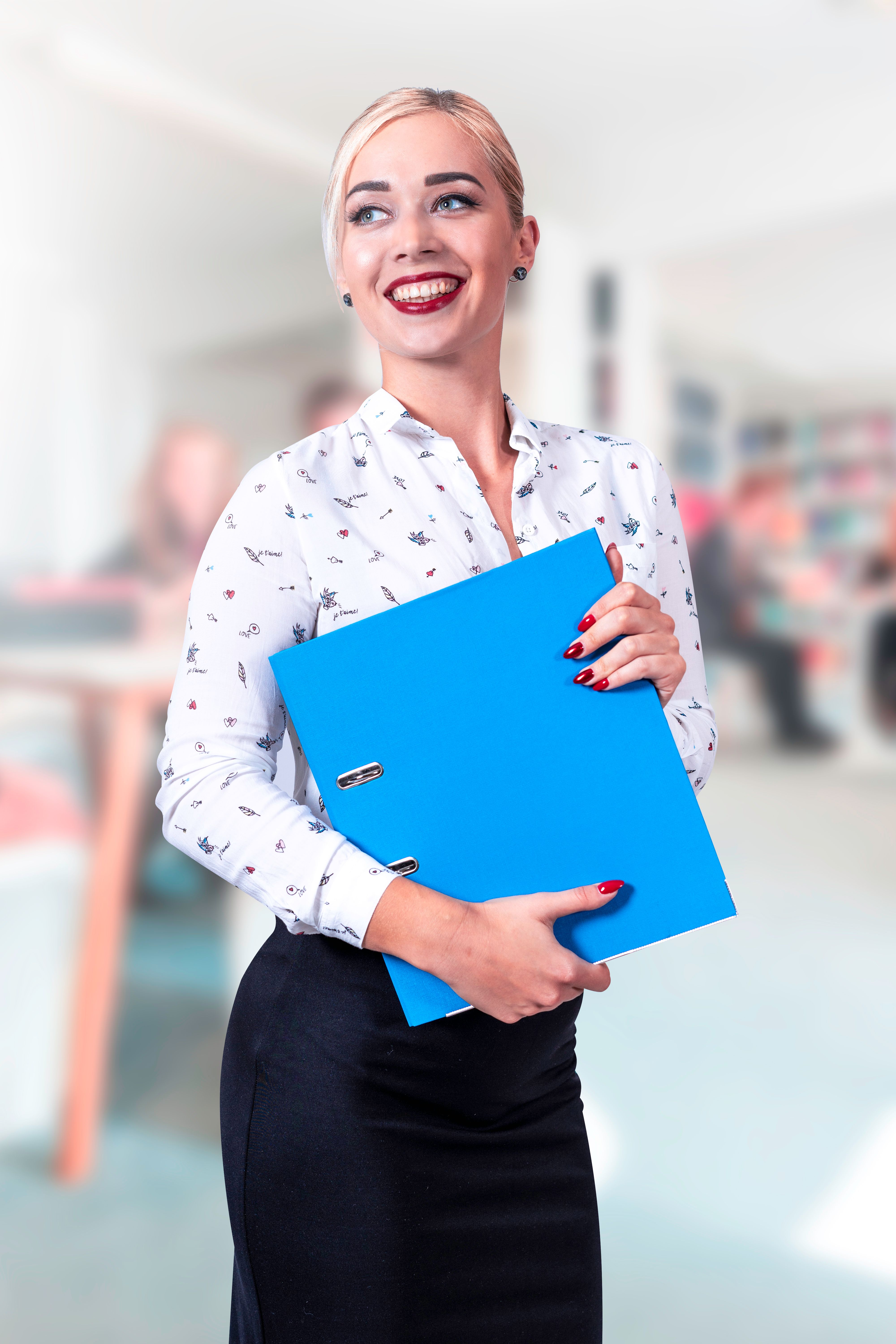 Book and Binder on a Desk · Free Stock Photo