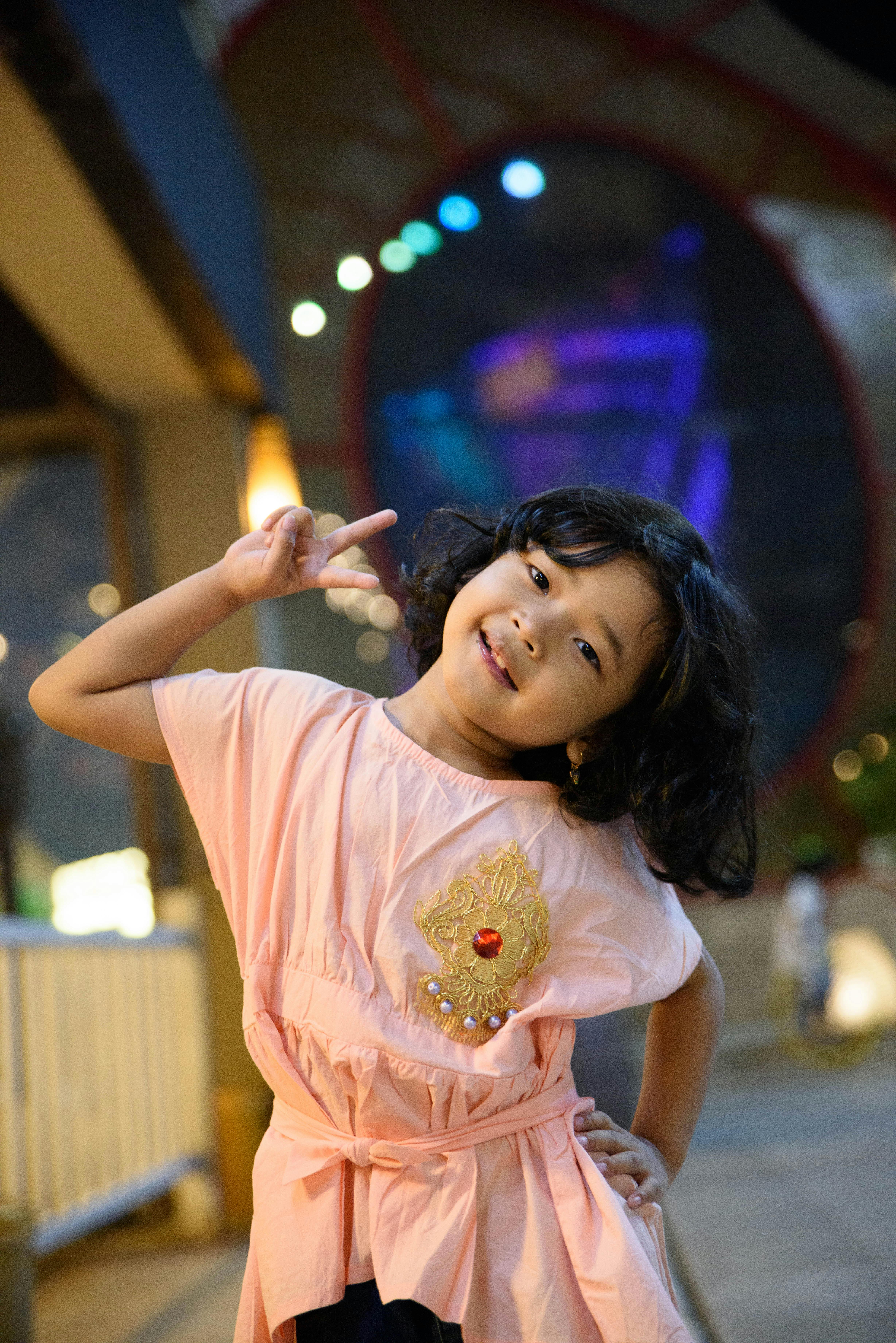 Girl Wearing Pink Dress · Free Stock Photo