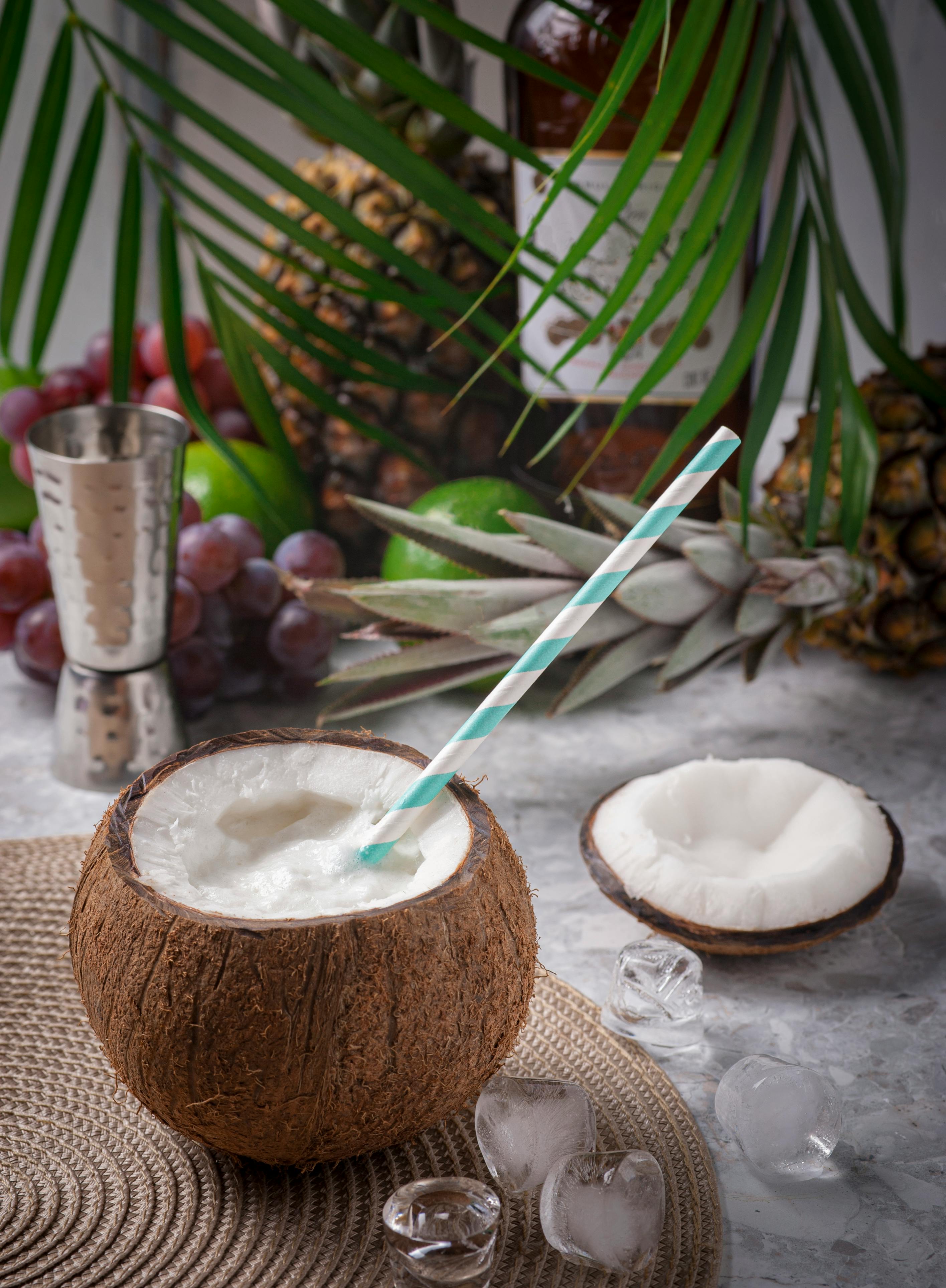 Exotic Drink in Coconut · Free Stock Photo