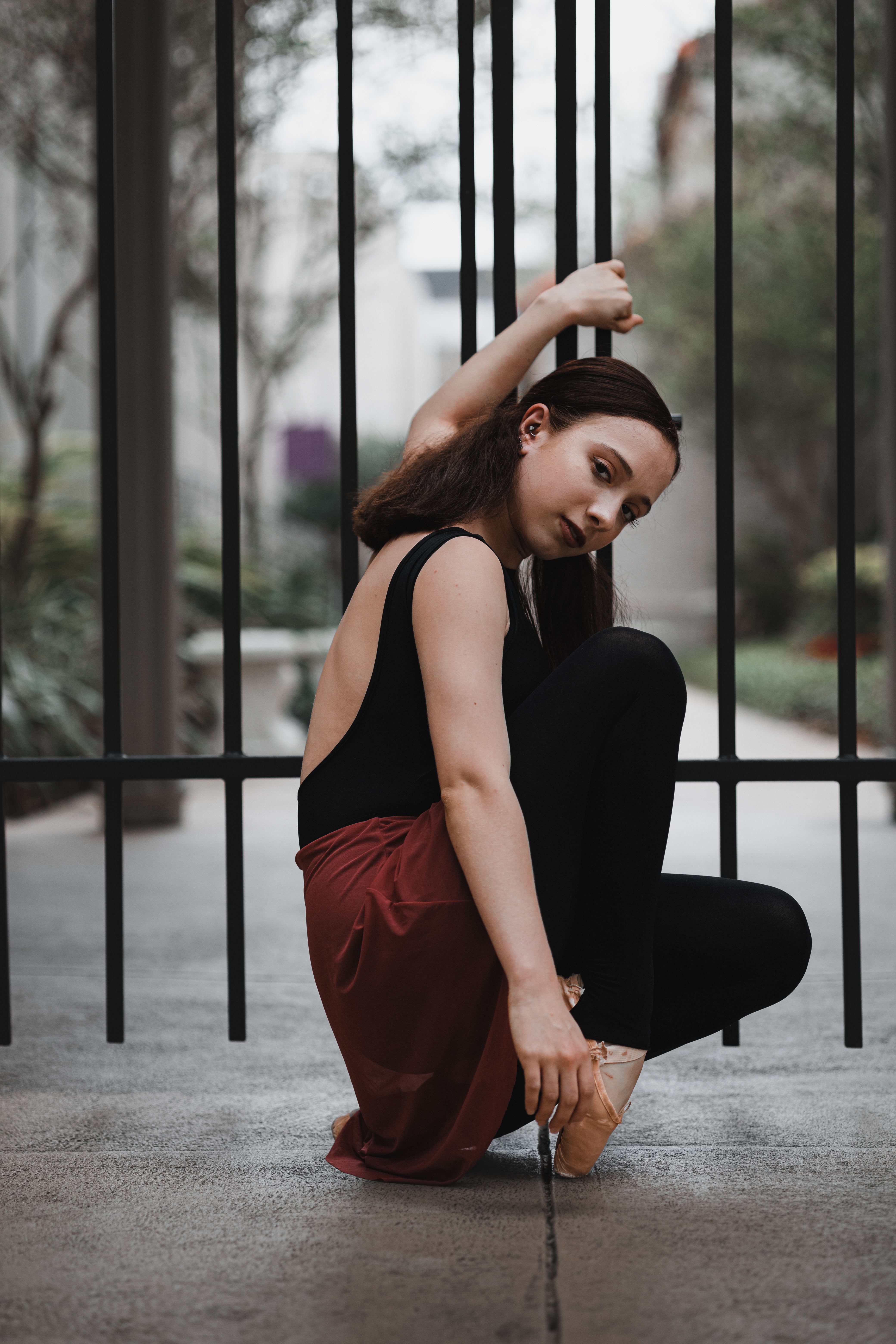 Ballet Dancer by Gate · Free Stock Photo