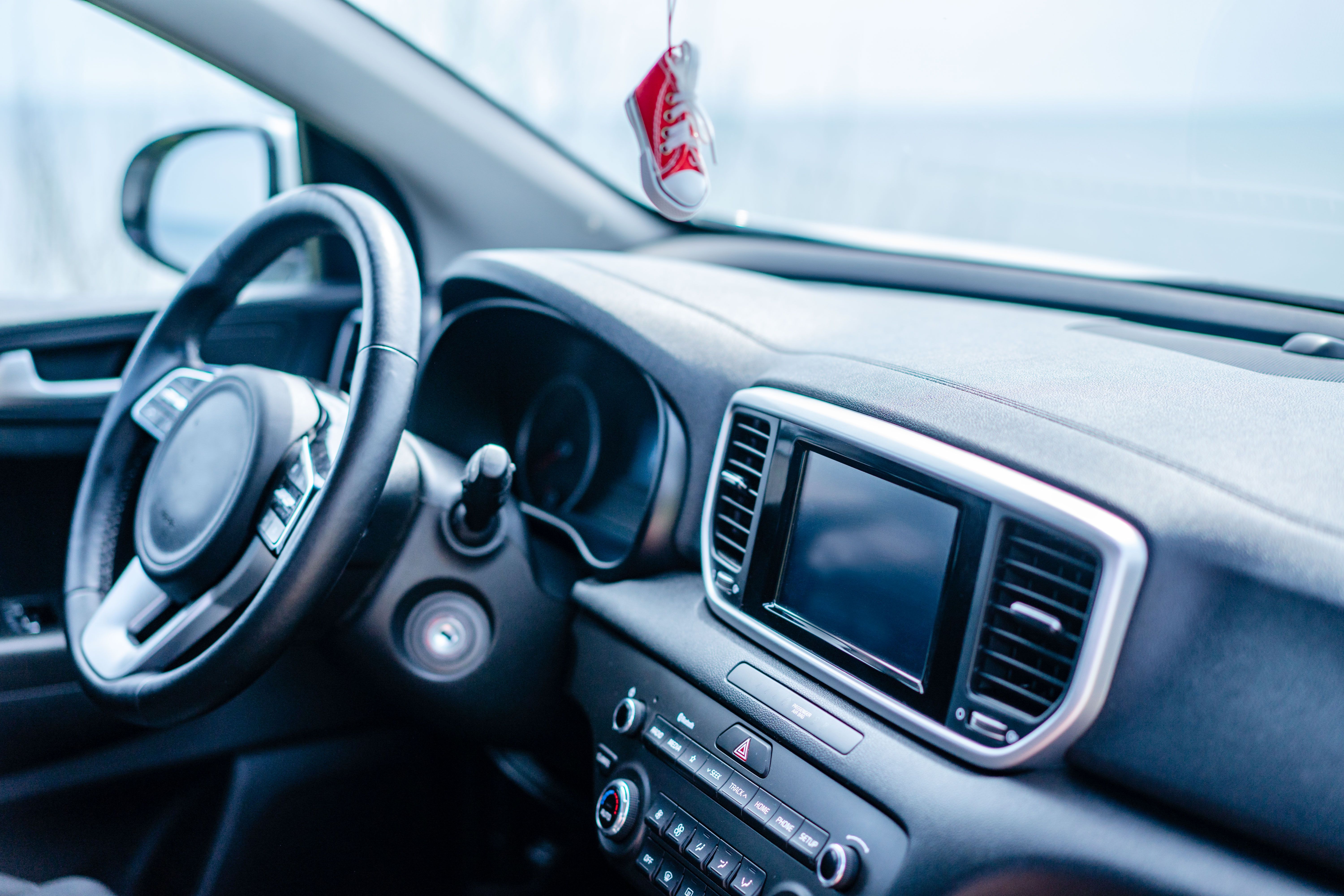 Close Up Photo of Black Car Dashboard · Free Stock Photo