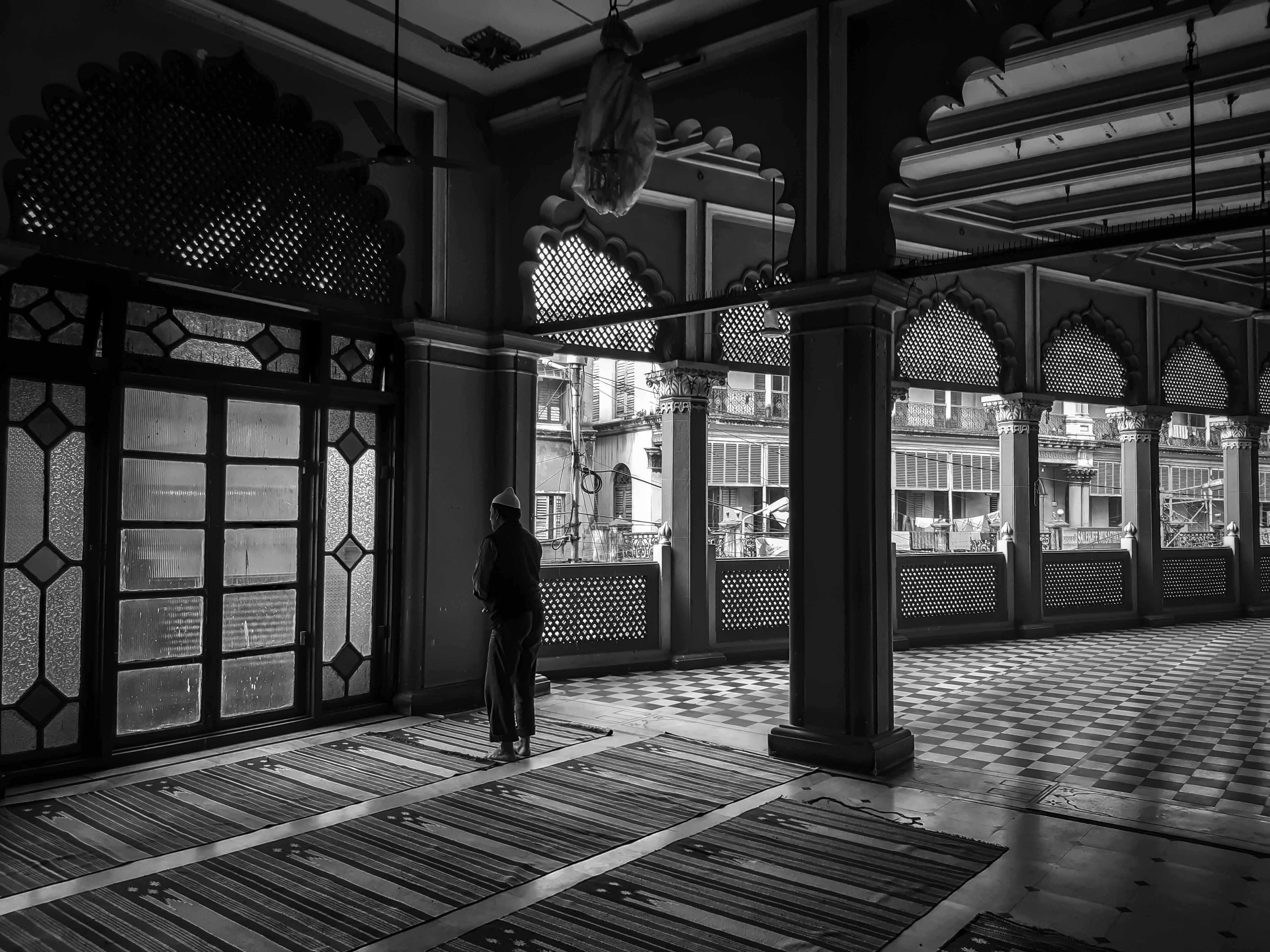 Man in Indian Building · Free Stock Photo