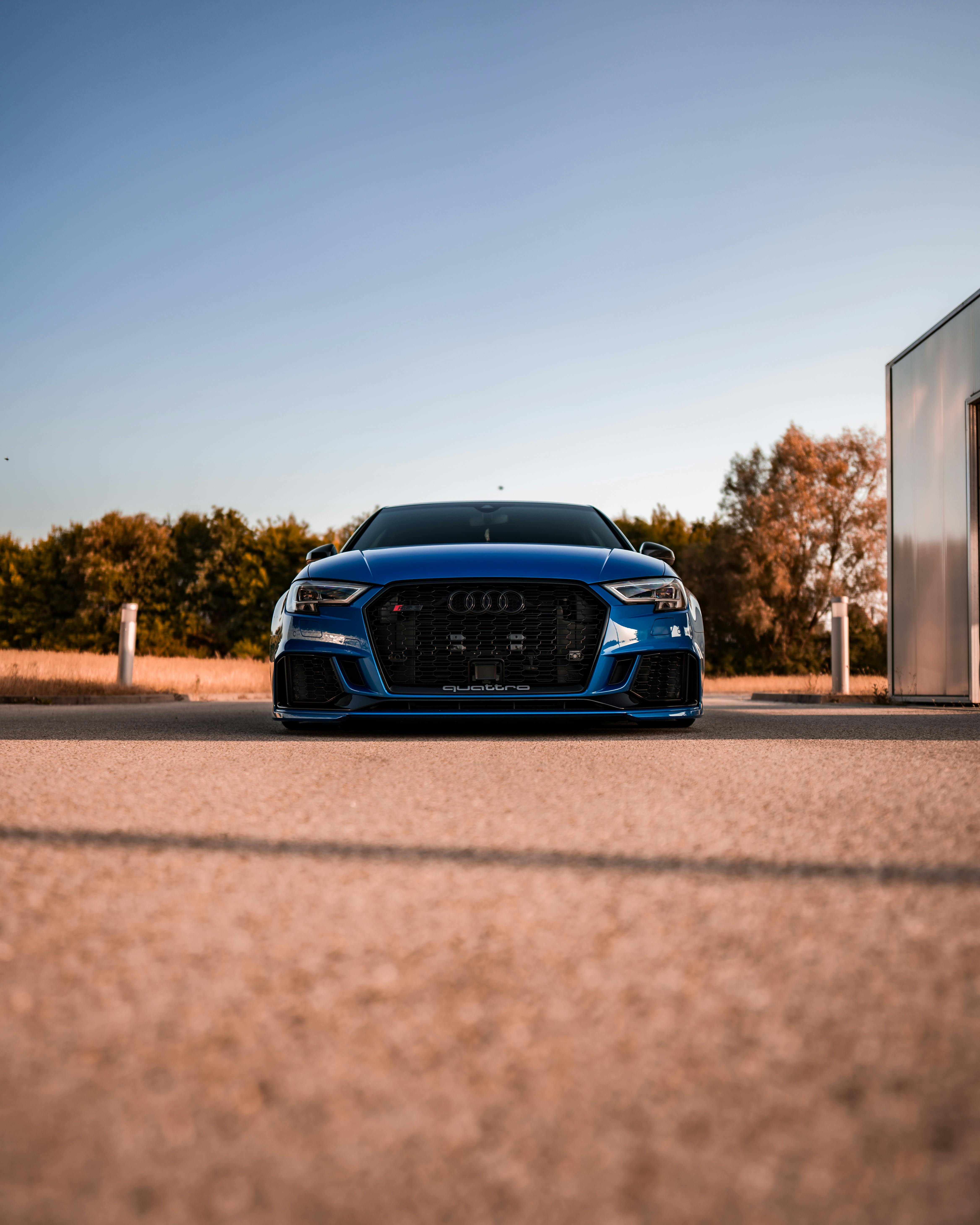 Luxury Blue Audi · Free Stock Photo
