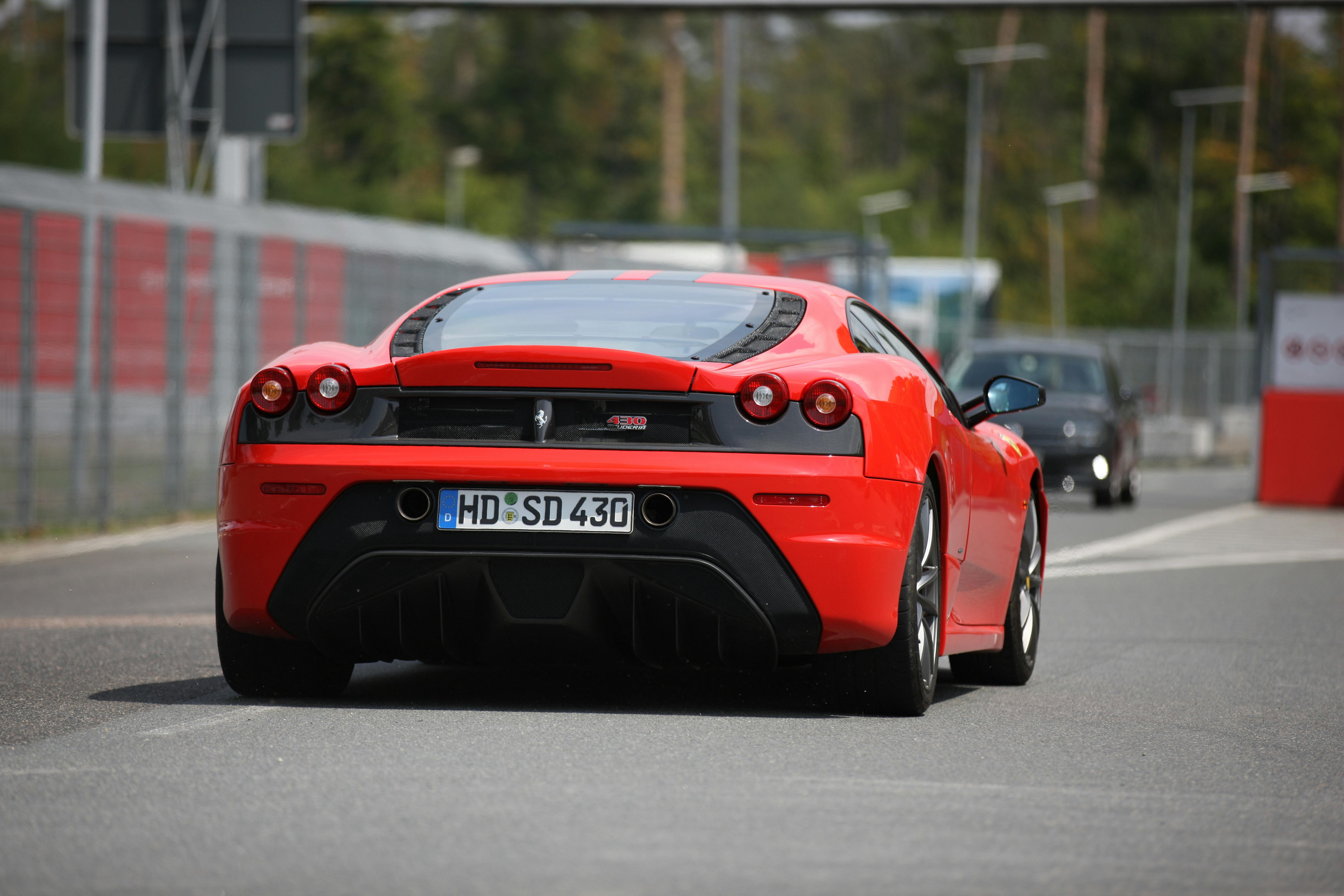 Red Ferrari on the Road · Free Stock Photo