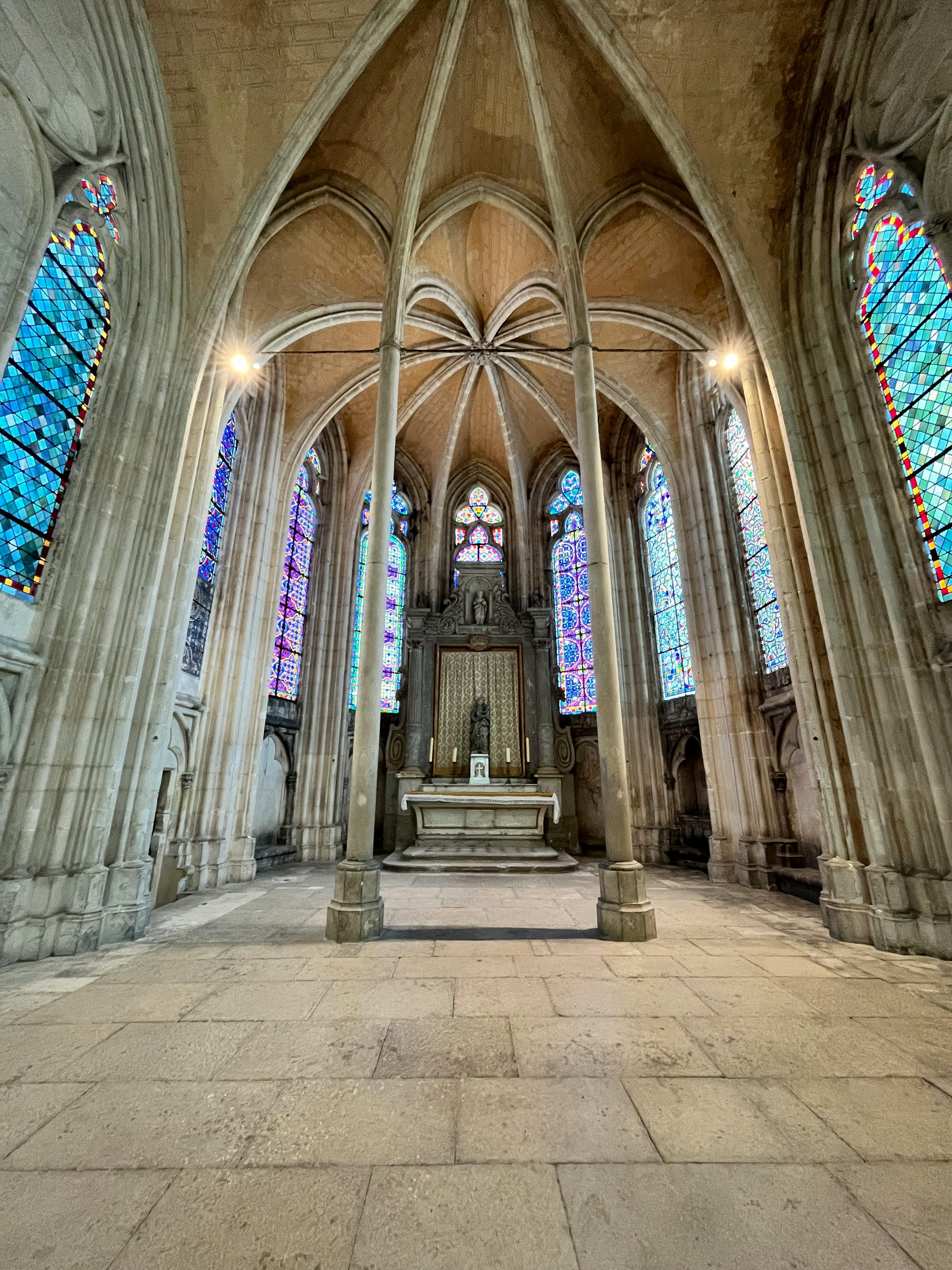 Interior of Basilica of Saint-Denis in France · Free Stock Photo