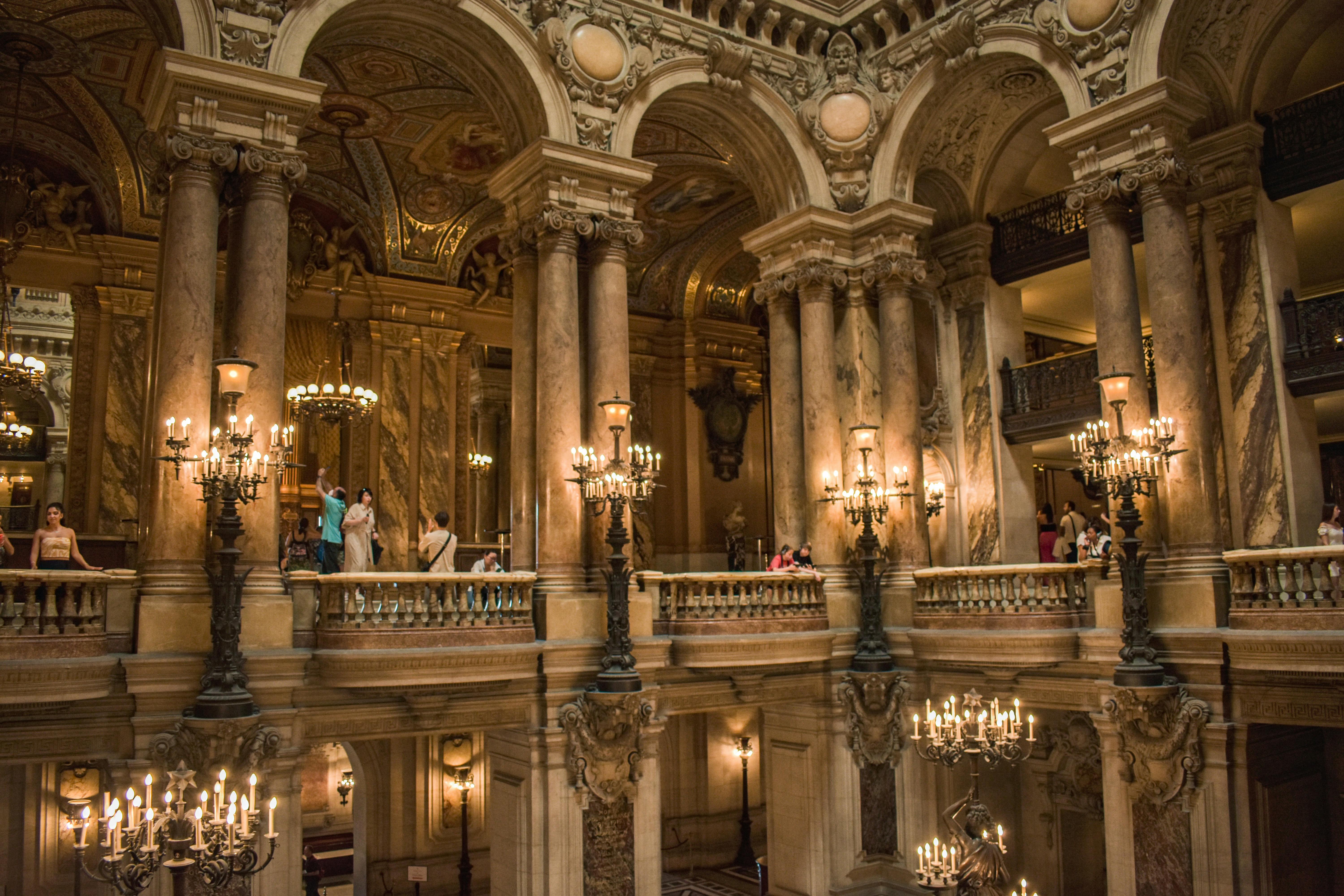 Interior of Palais Garnier Opera House in Paris, France · Free Stock Photo