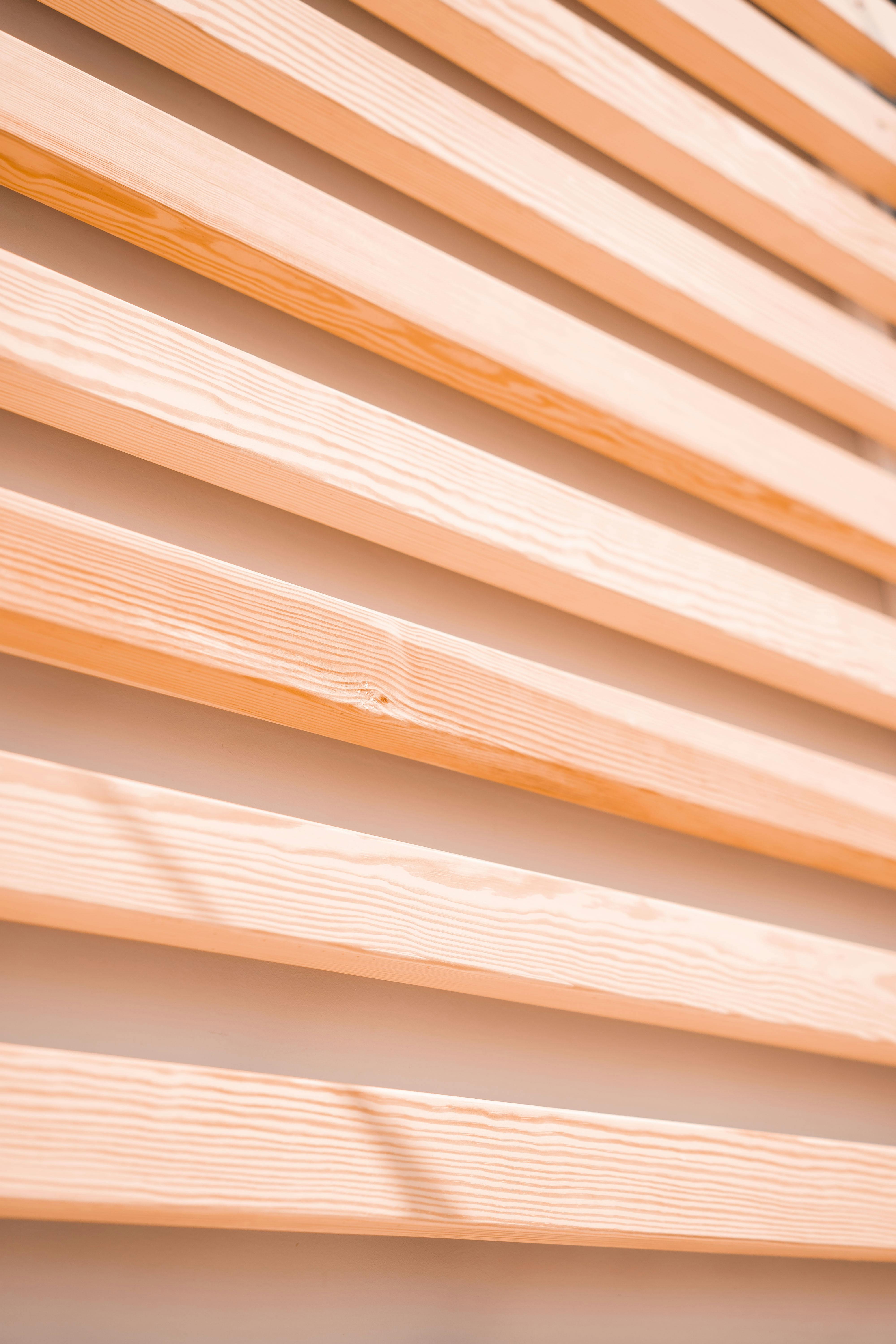 Sunlit Wall Planks · Free Stock Photo