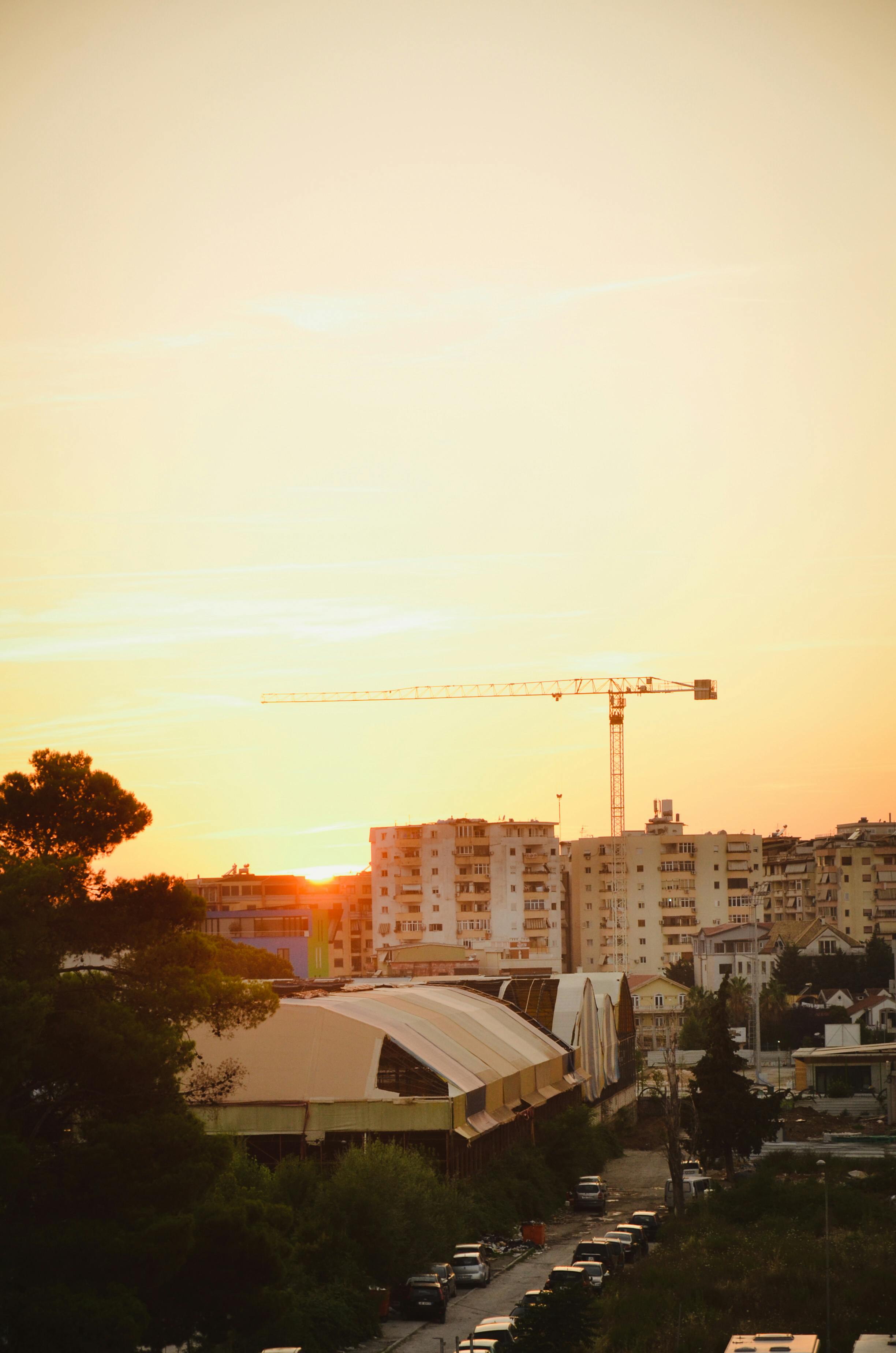 Aerial Photography of City Buildings during Sunset · Free Stock Photo