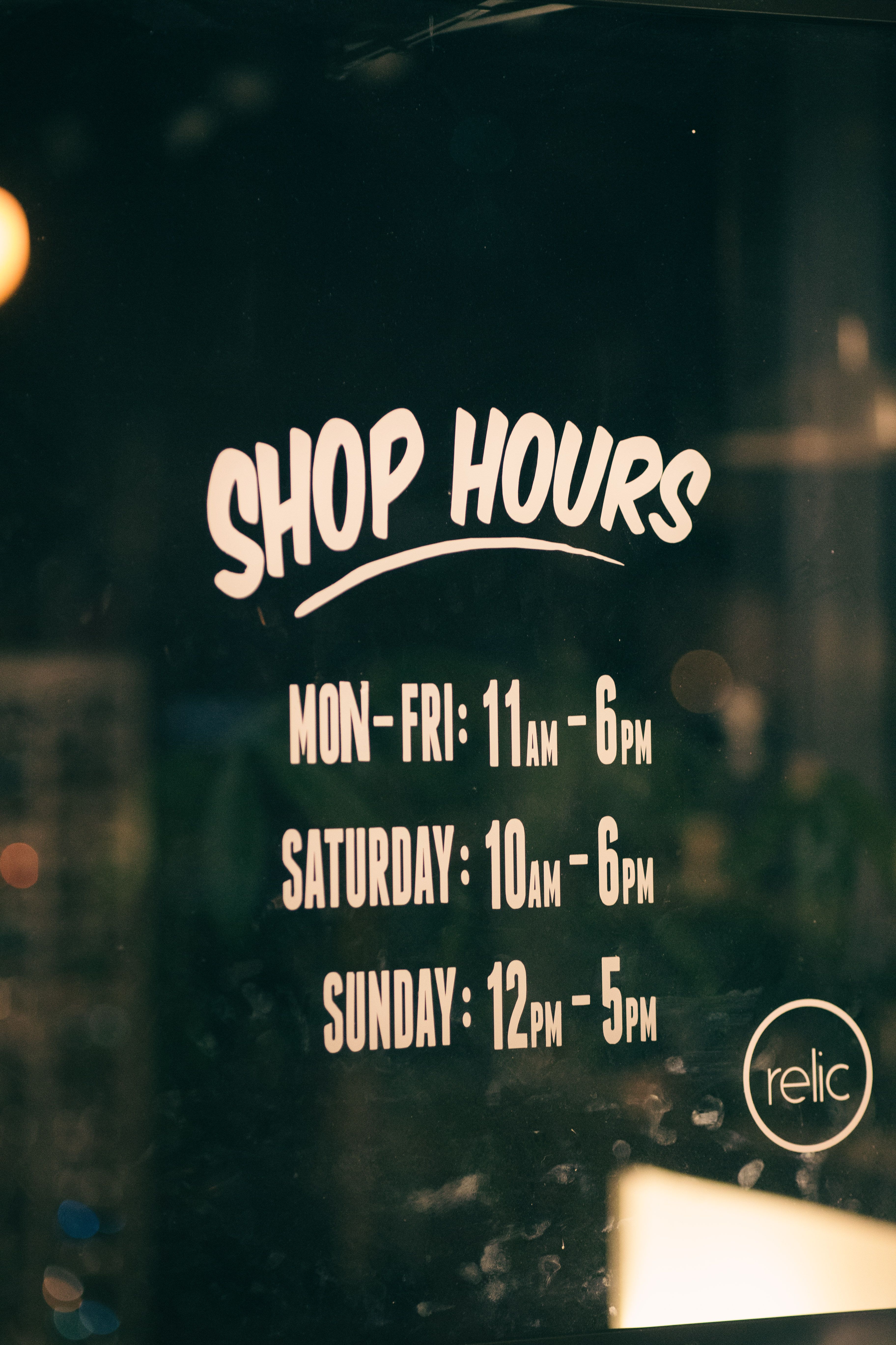 White Text on Glass Panel · Free Stock Photo