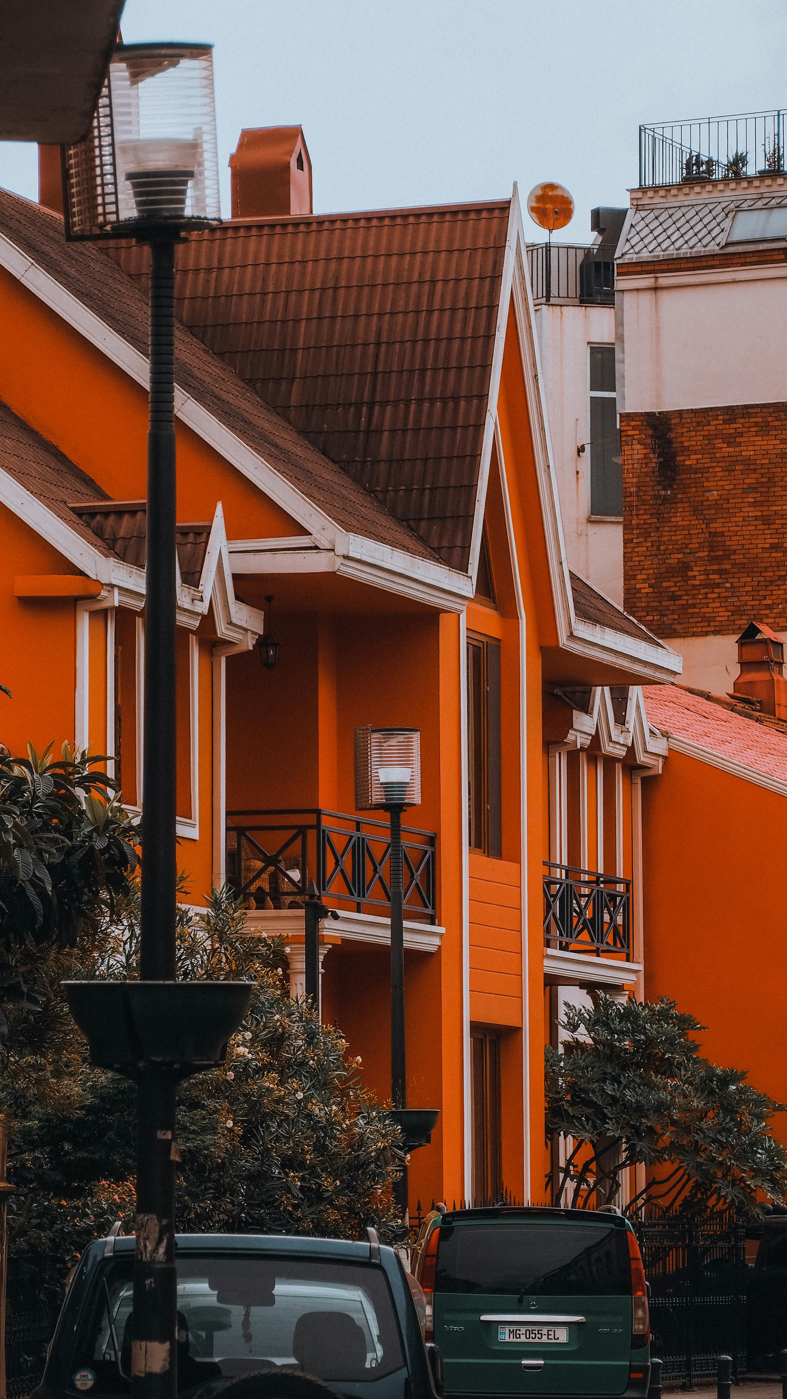 Multi-colored Concrete Building · Free Stock Photo
