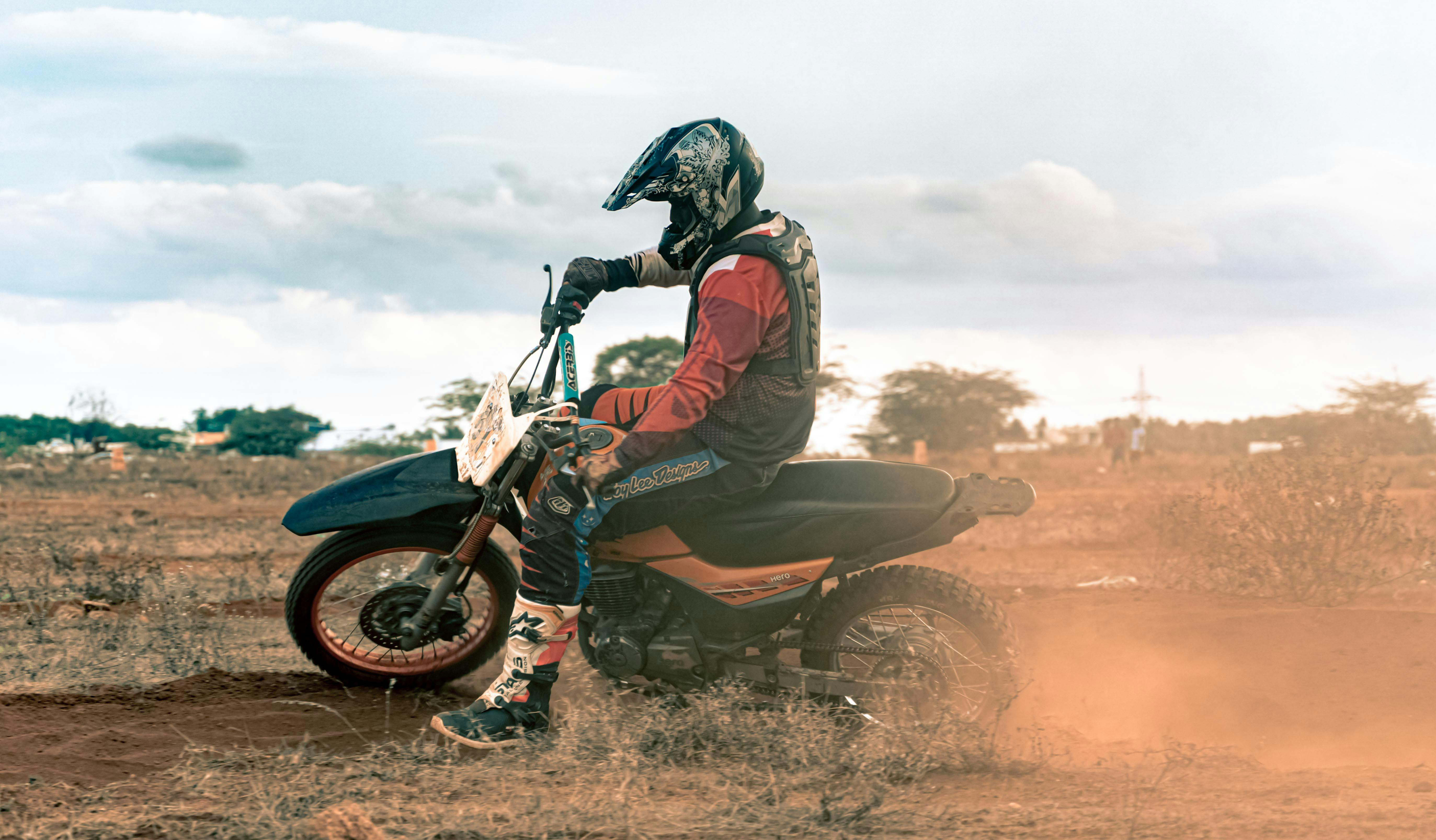 A Man Riding a Motorcycle · Free Stock Photo