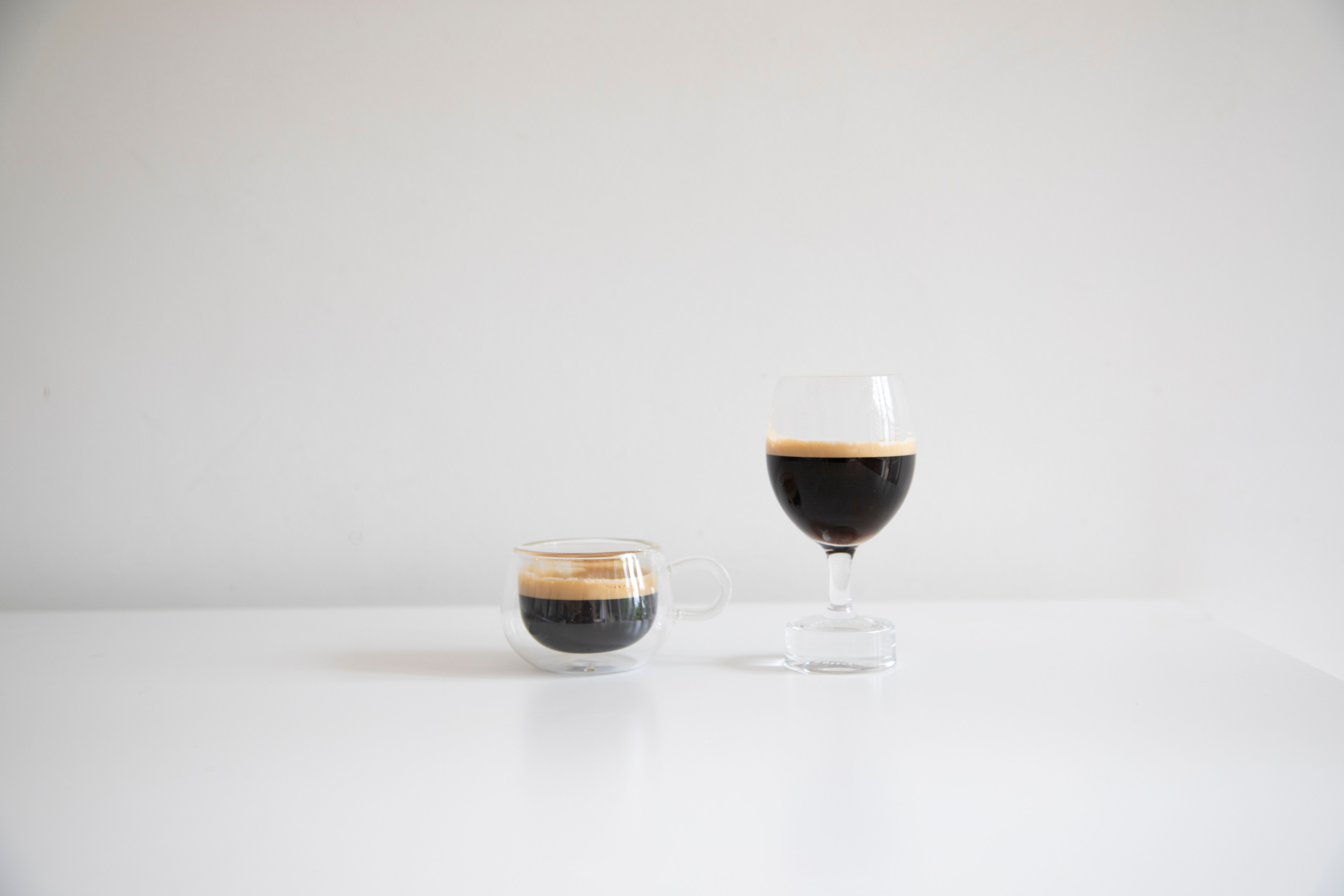 Photograph of Glasses with Coffee · Free Stock Photo