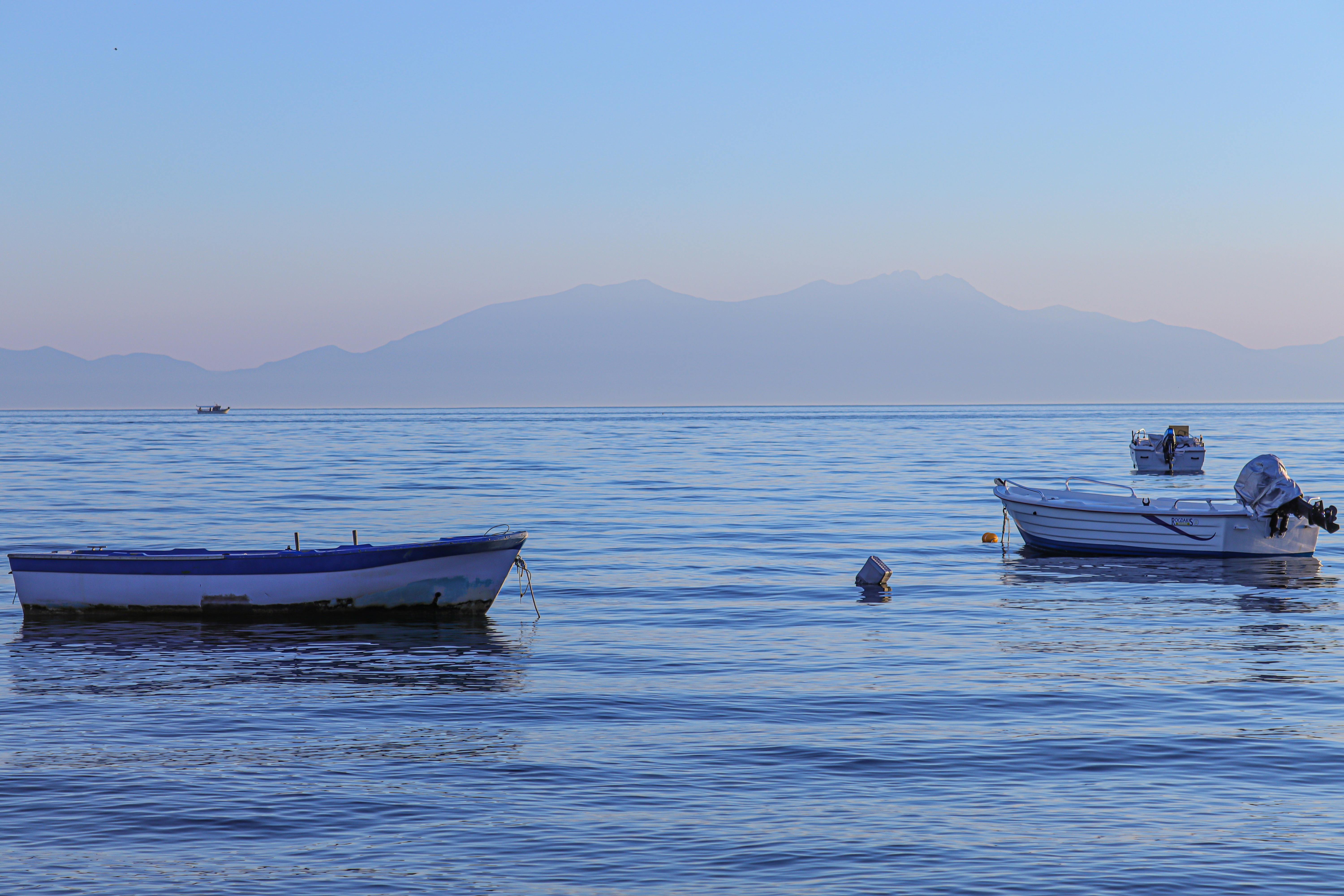 Boats In The Ocean · Free Stock Photo
