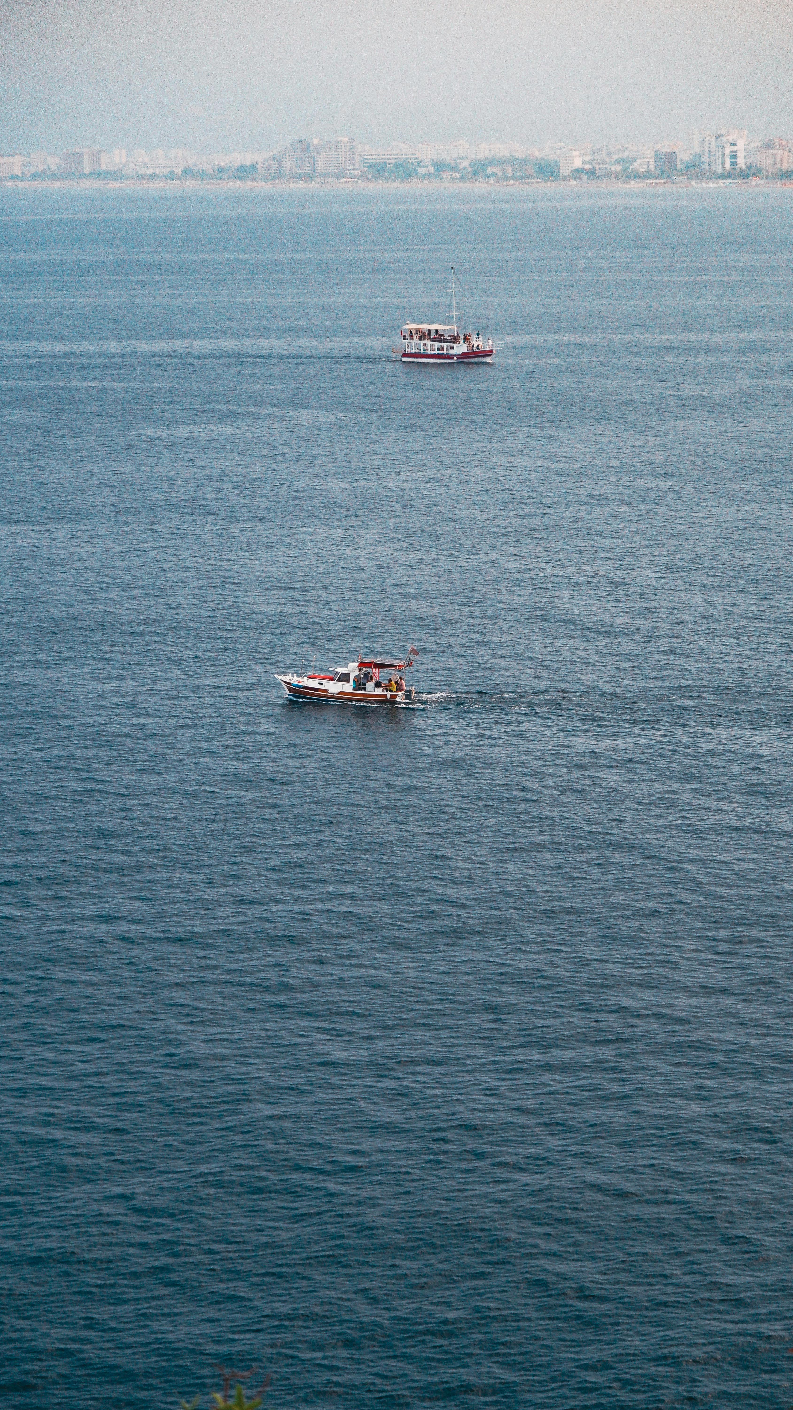 Boats Traversing the Sea · Free Stock Photo