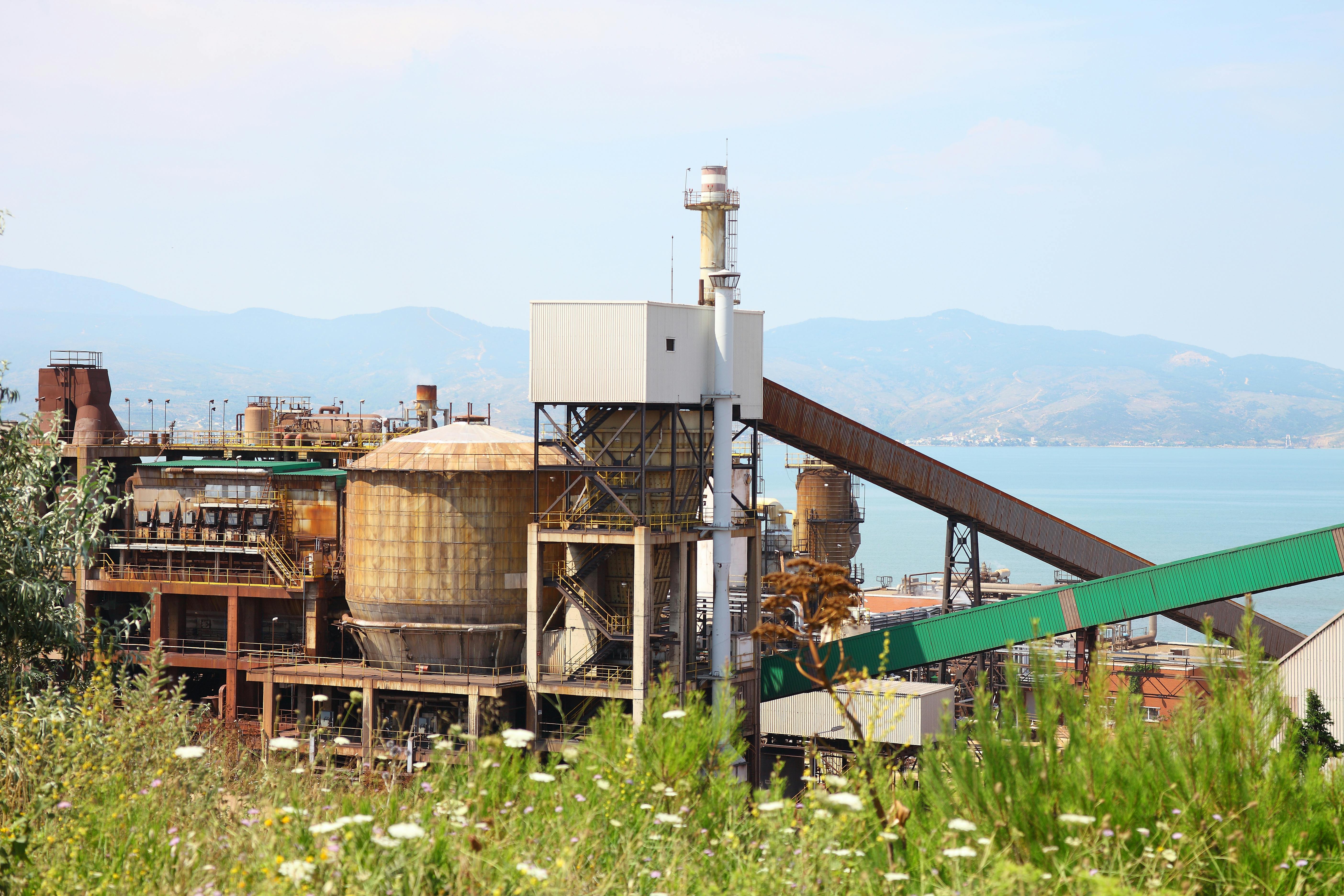 Aerial View of Factory Building · Free Stock Photo