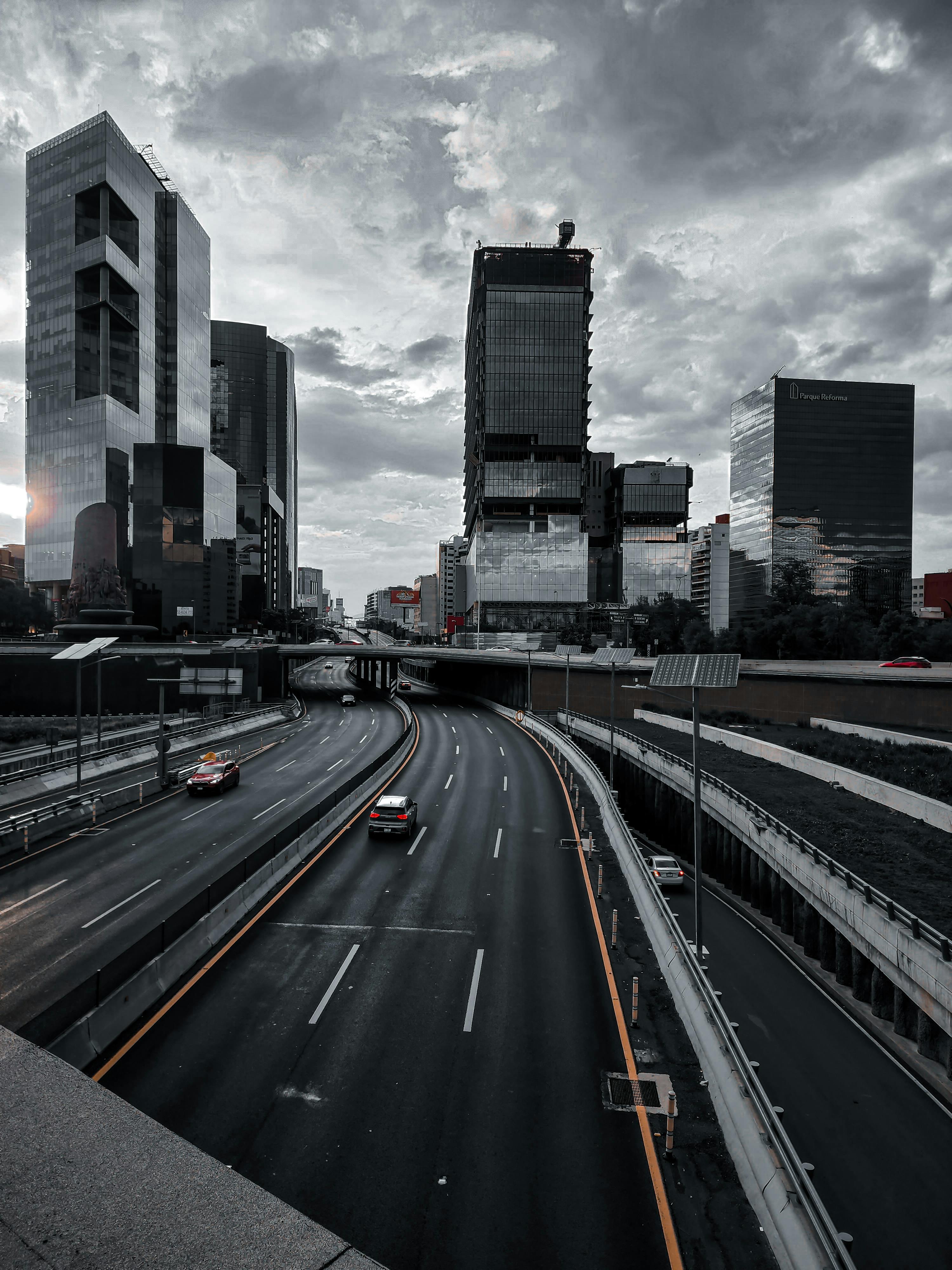 High Rise Buildings during Night Time · Free Stock Photo