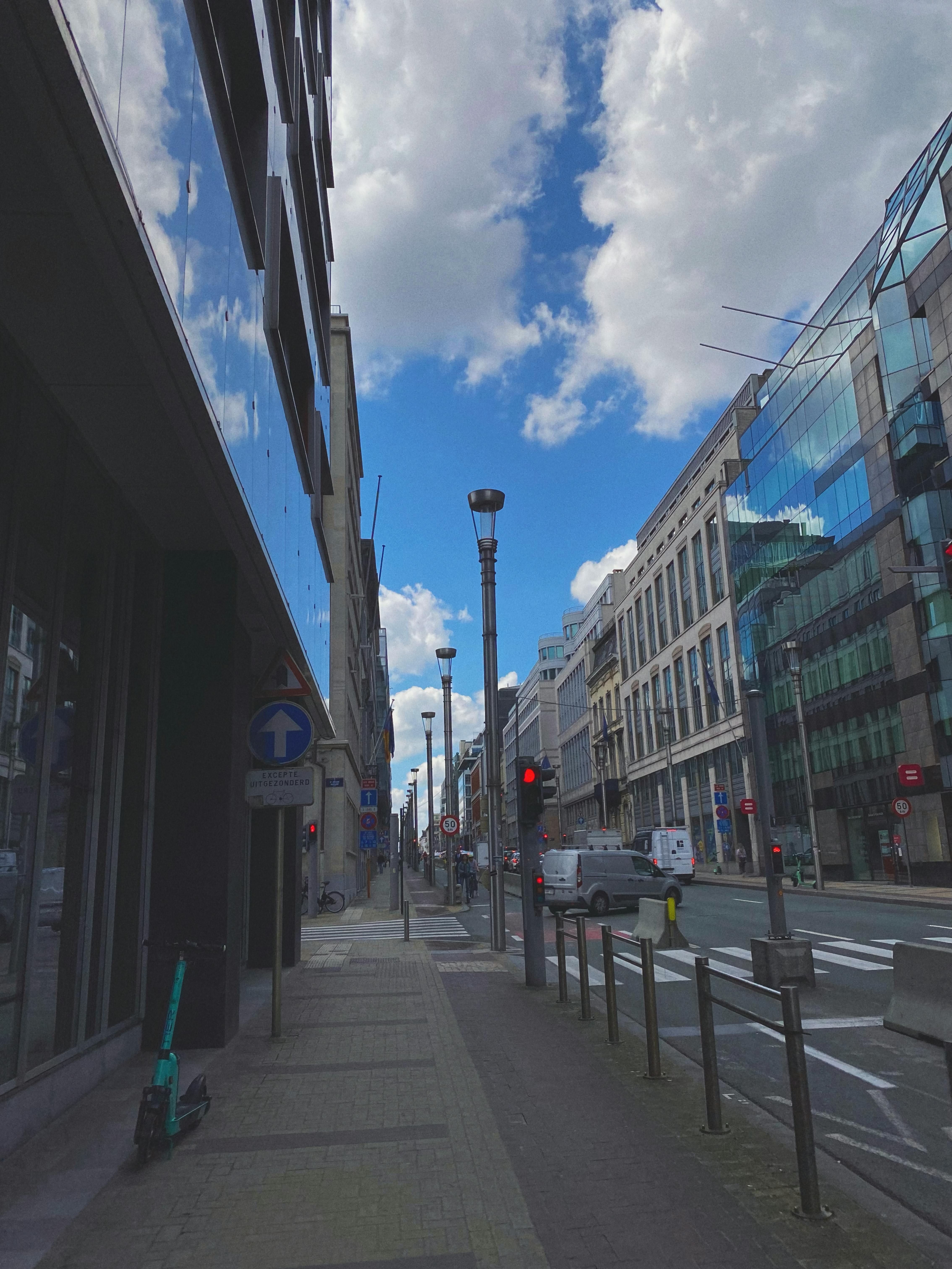 City Street between Buildings · Free Stock Photo