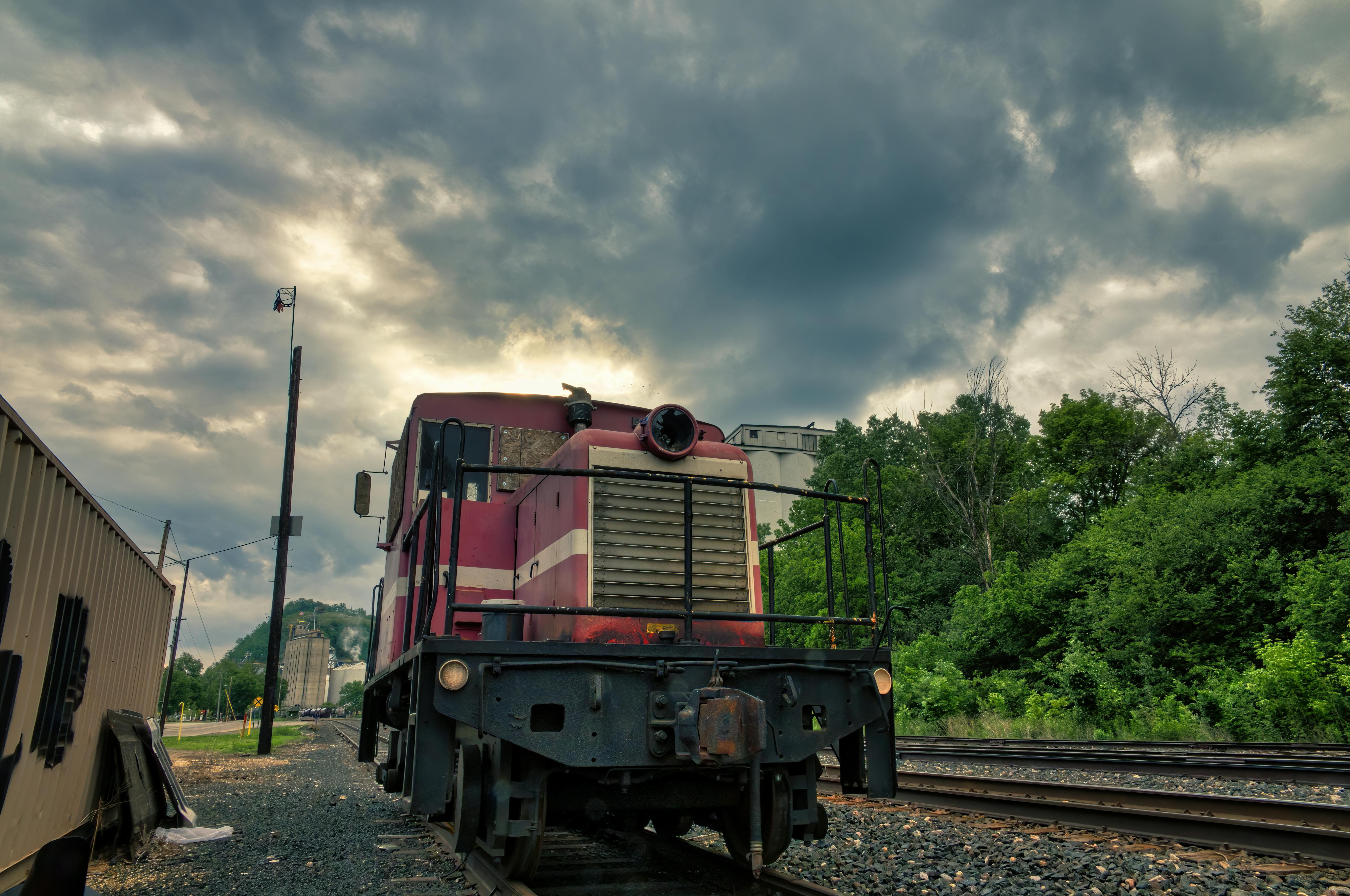 A Train on a Train Track · Free Stock Photo