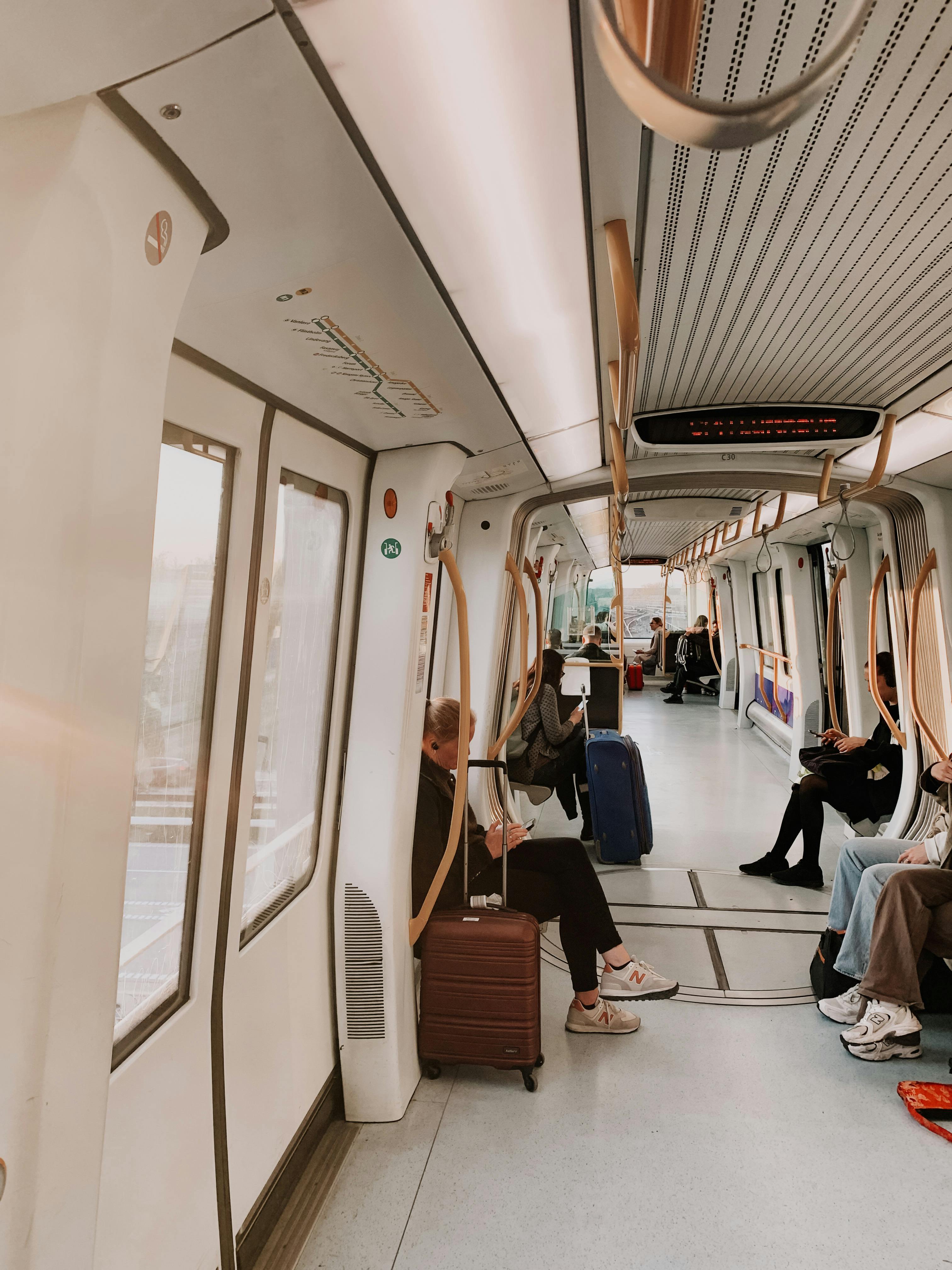 People Sitting Inside Train · Free Stock Photo