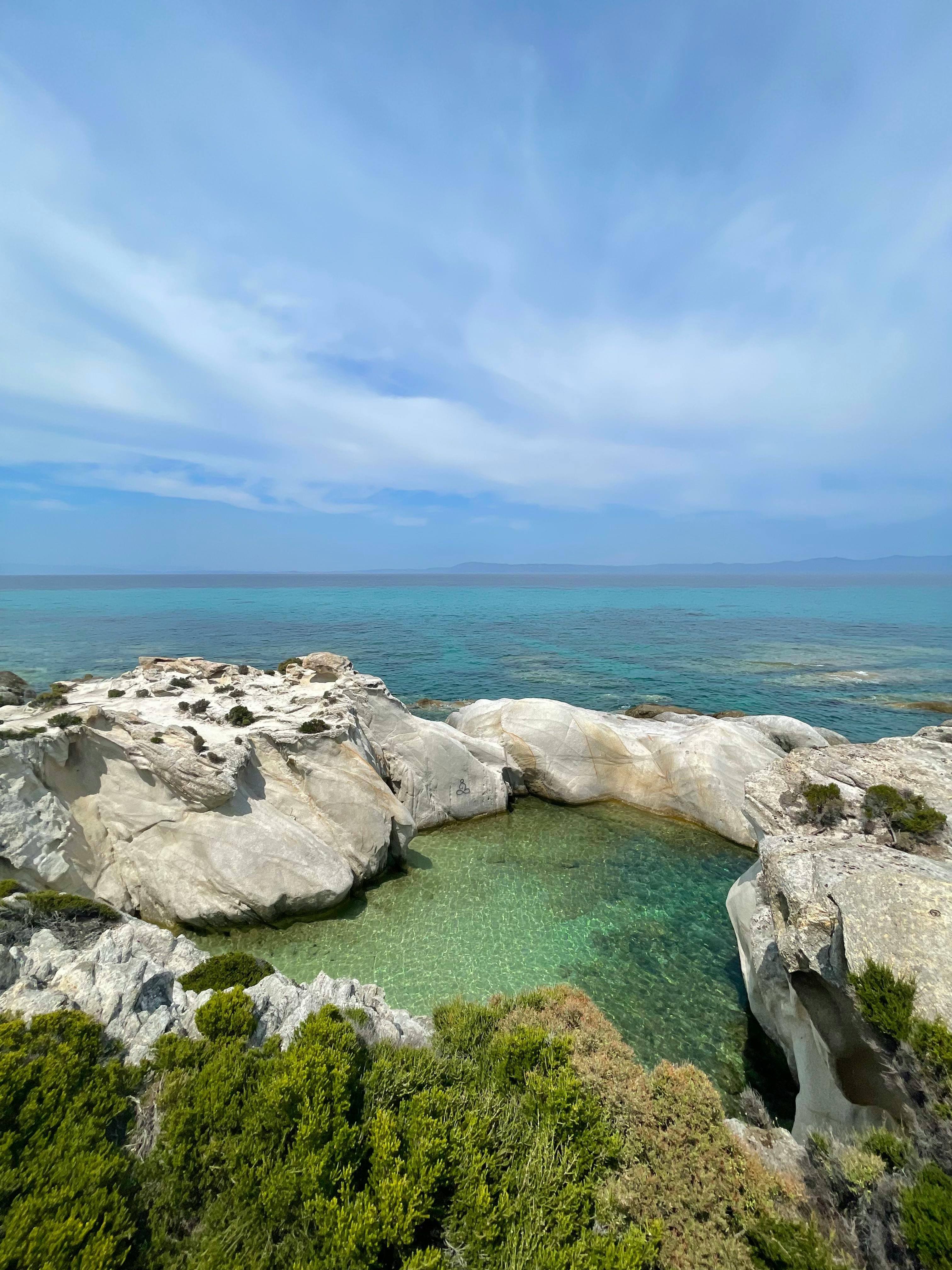 Island Covered in Trees Surrounded by Body of Water · Free Stock Photo