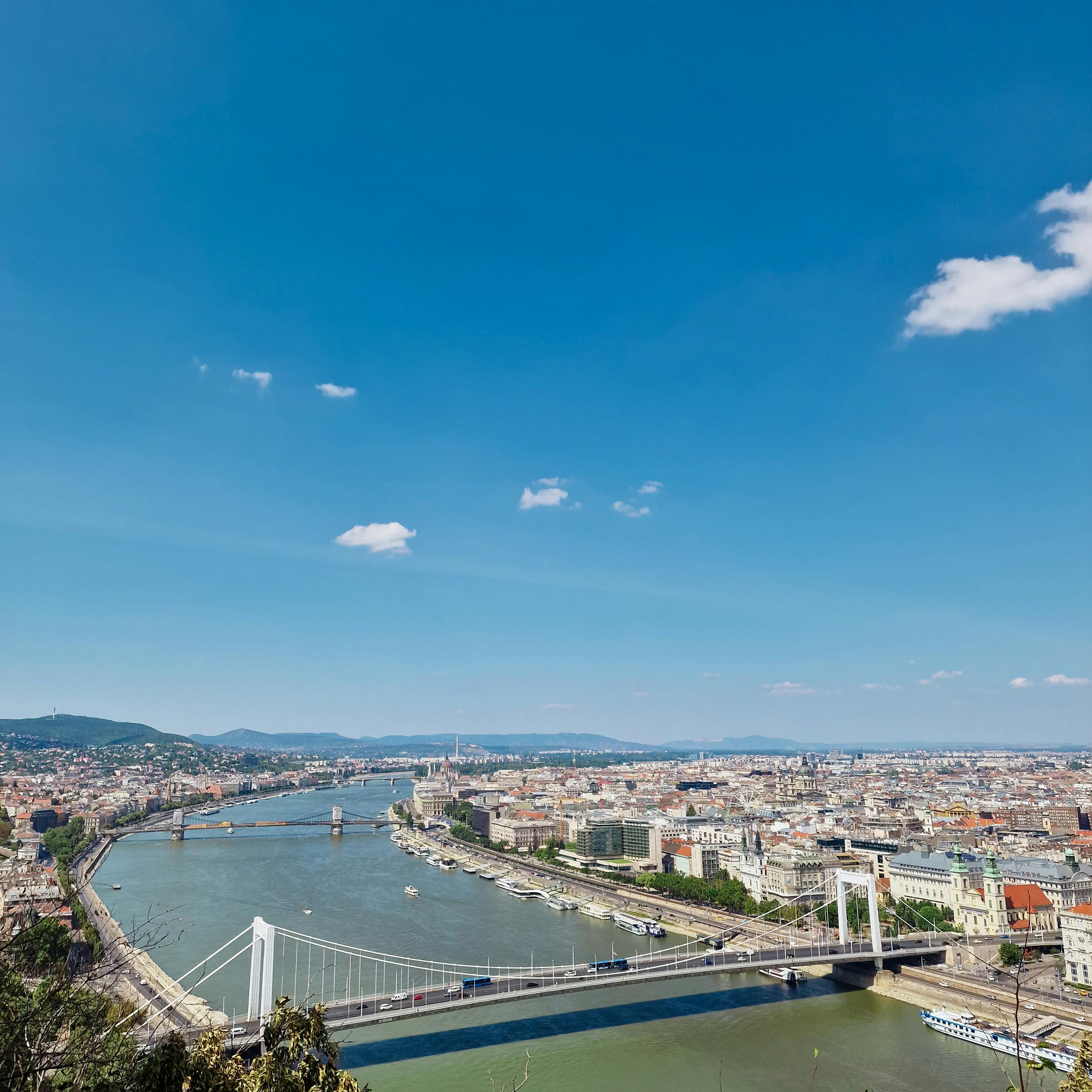 Aerial Photo of City Near River · Free Stock Photo