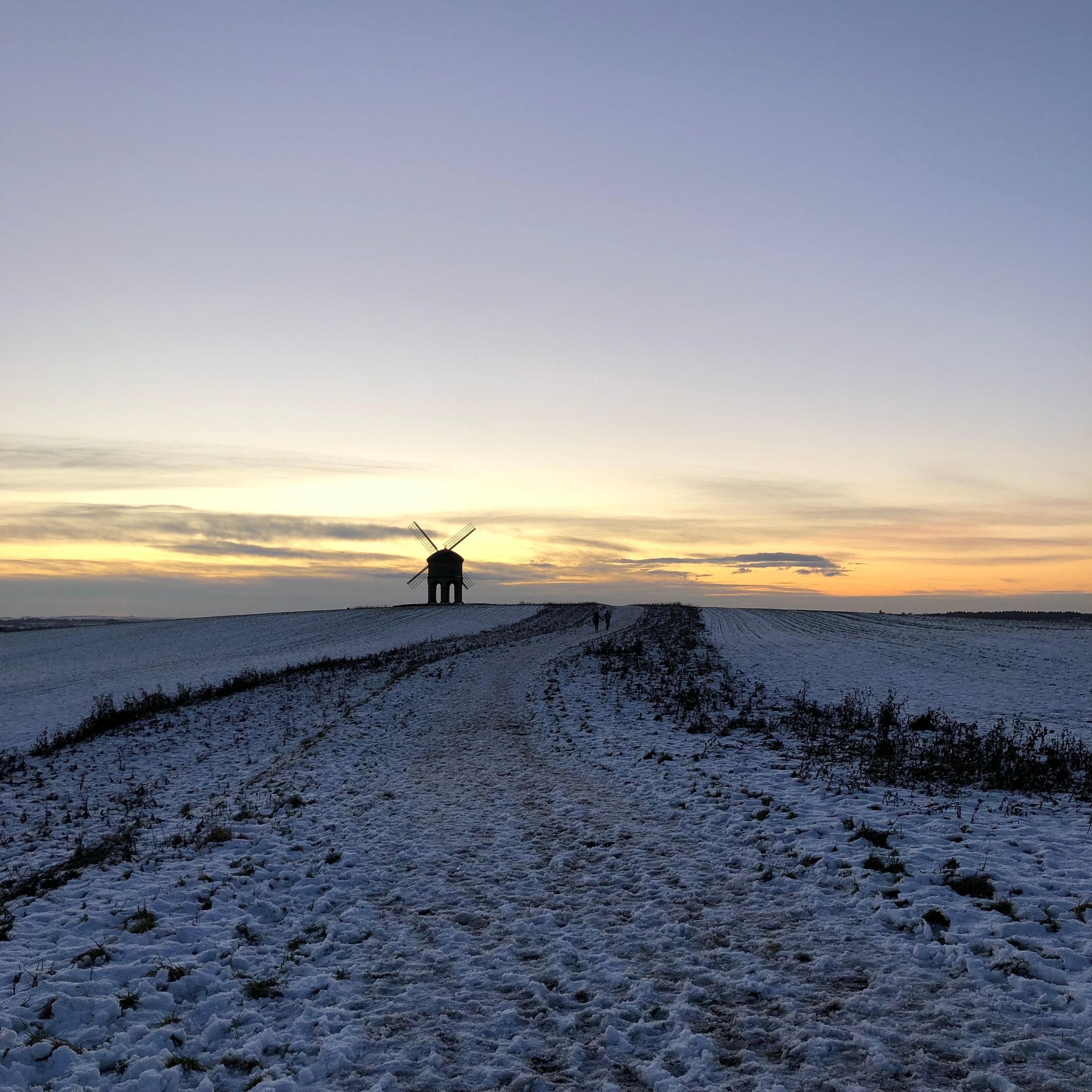 Snow Covered Ground during Sunset · Free Stock Photo