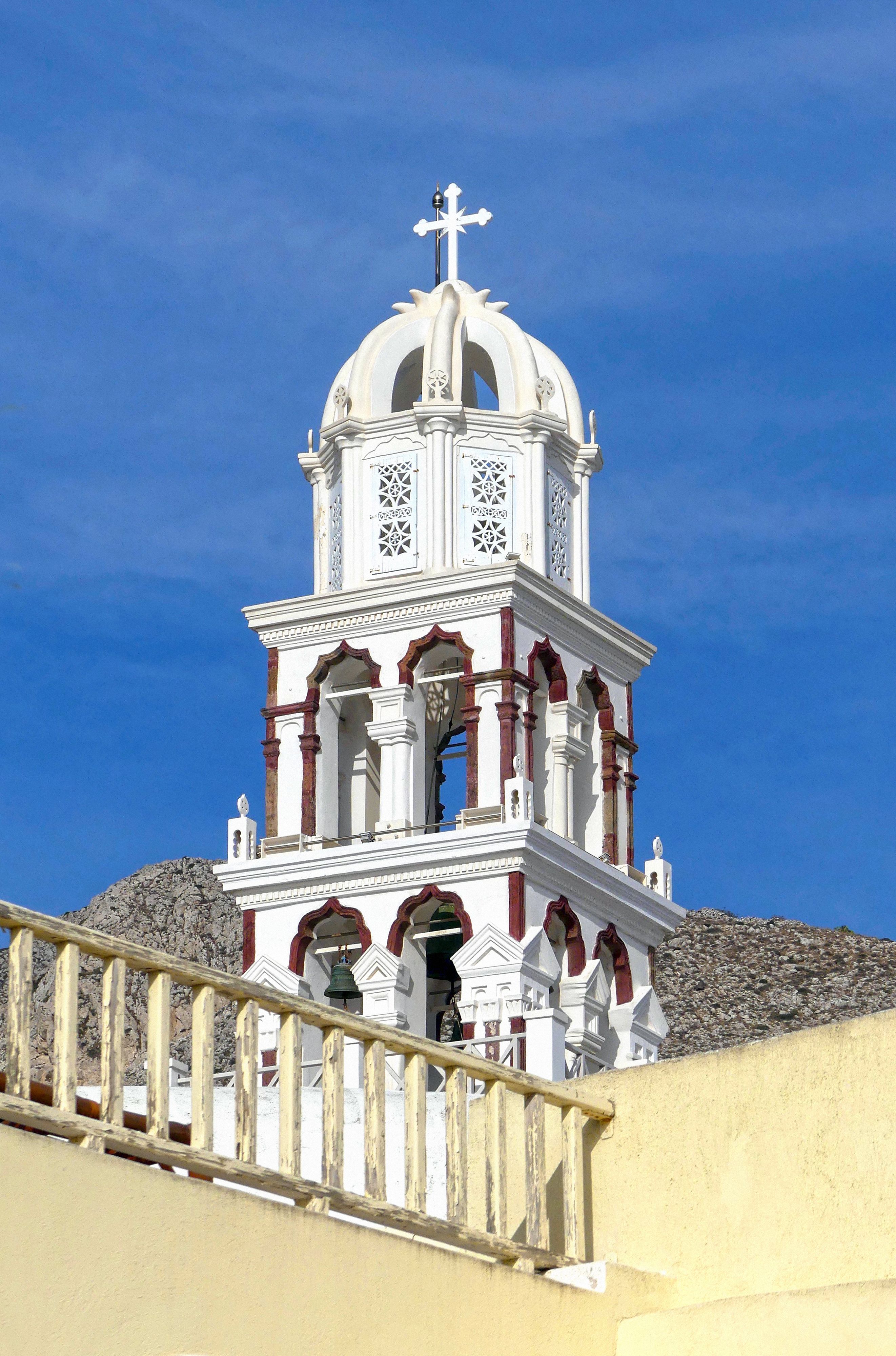 White Bell Tower of Church Under Blue Sky · Free Stock Photo