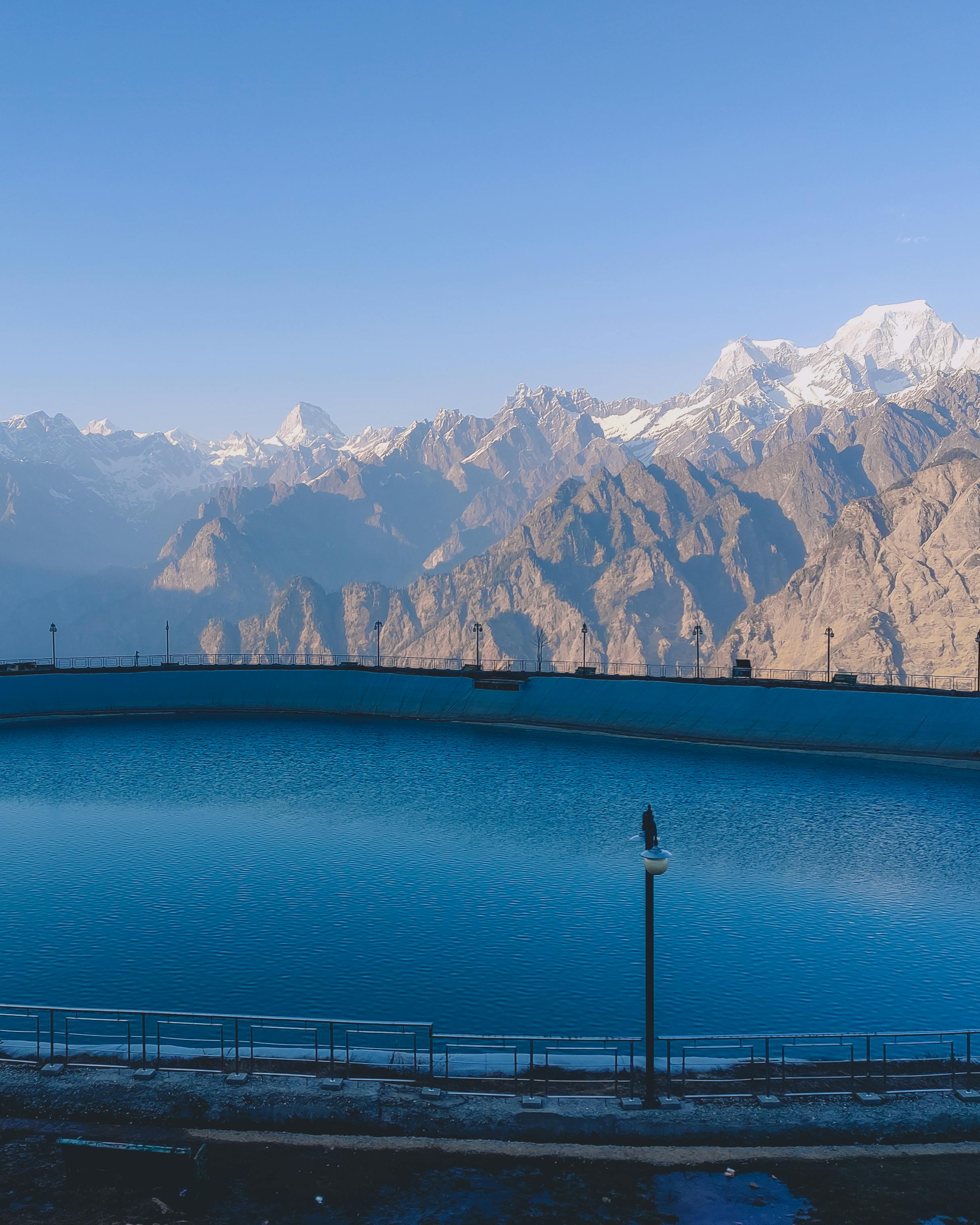 Artificial Lake on the Mountains of Auli India · Free Stock Photo