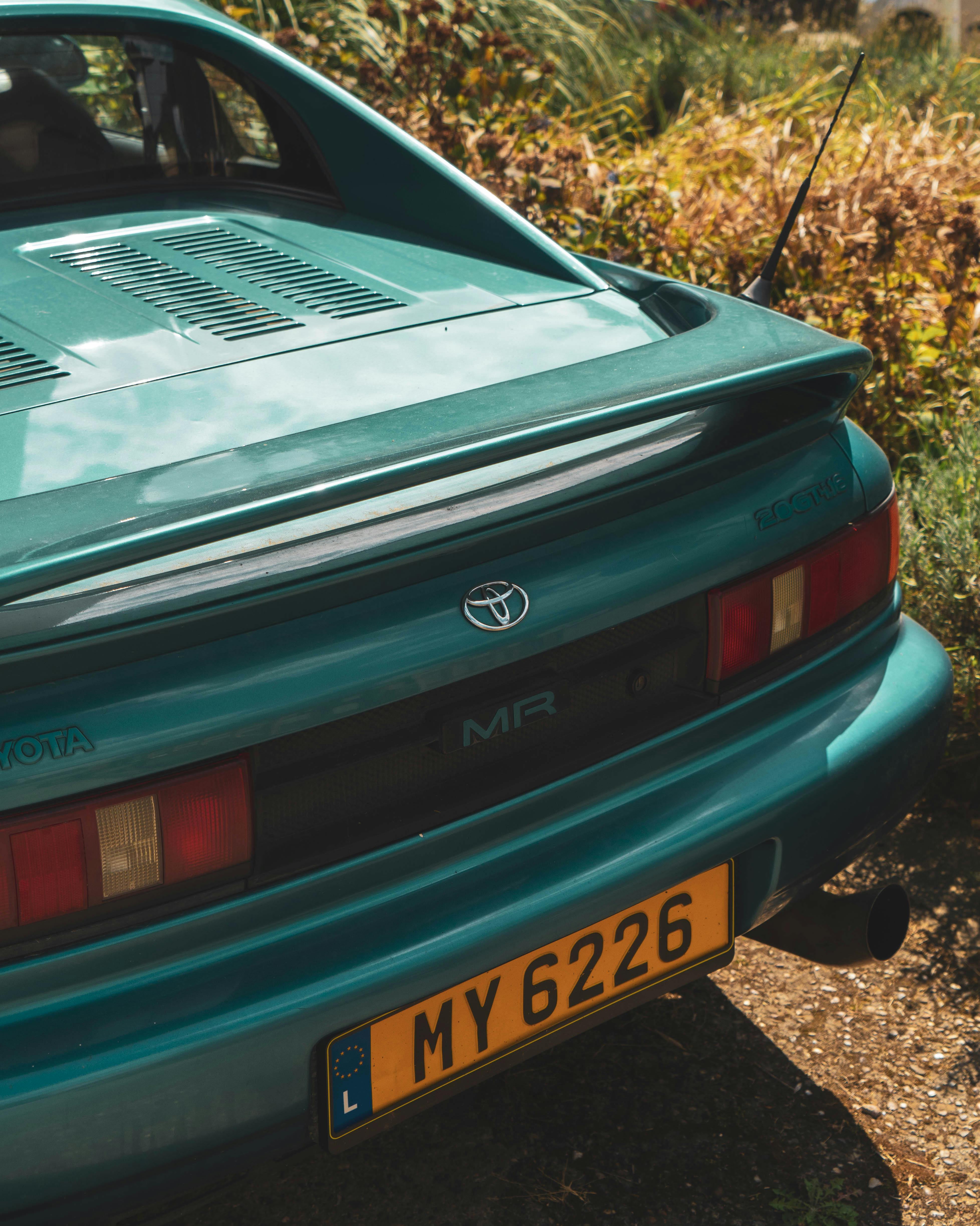 Back View of a Toyota MR2 · Free Stock Photo