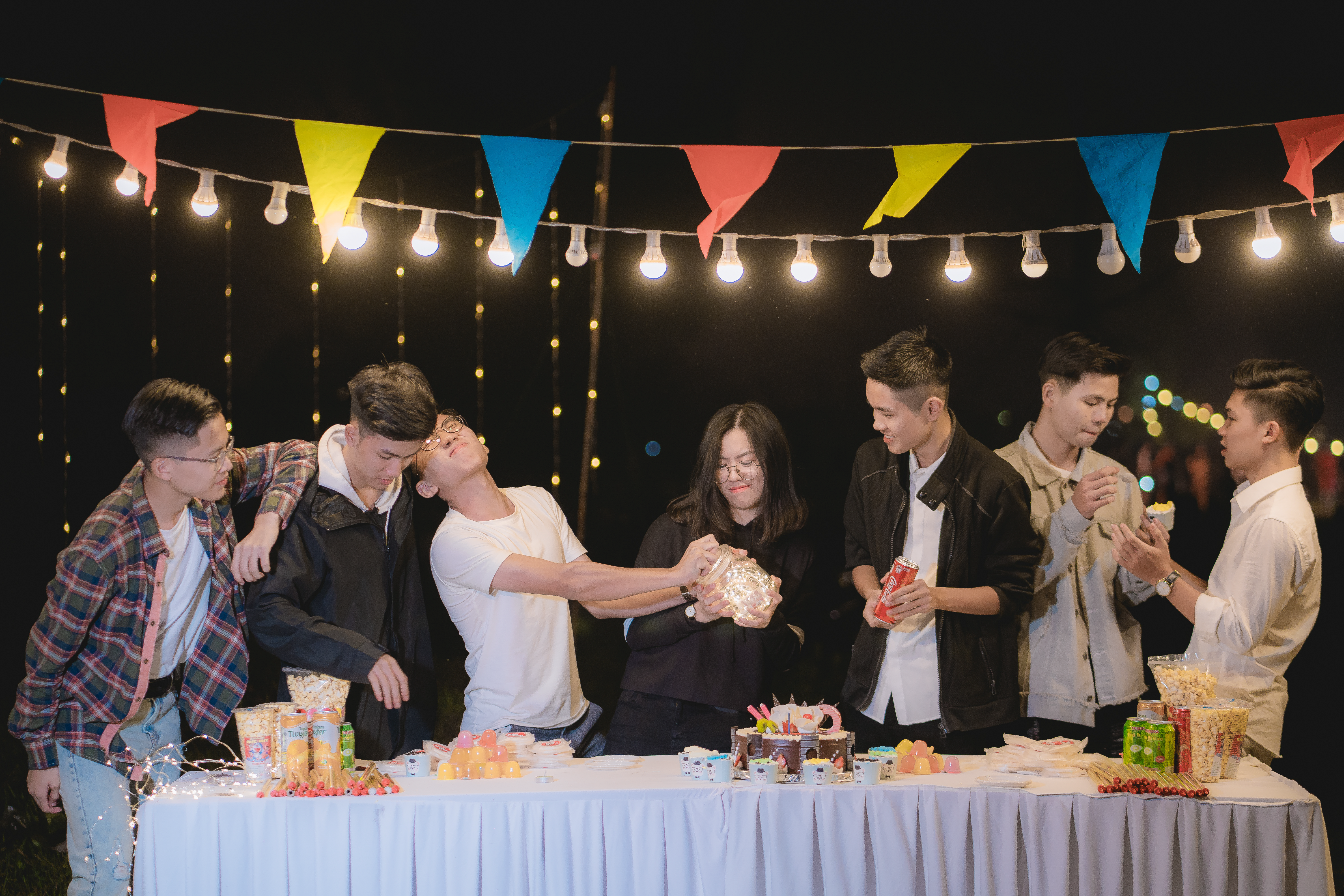 A Group of Friends Celebrating Together · Free Stock Photo