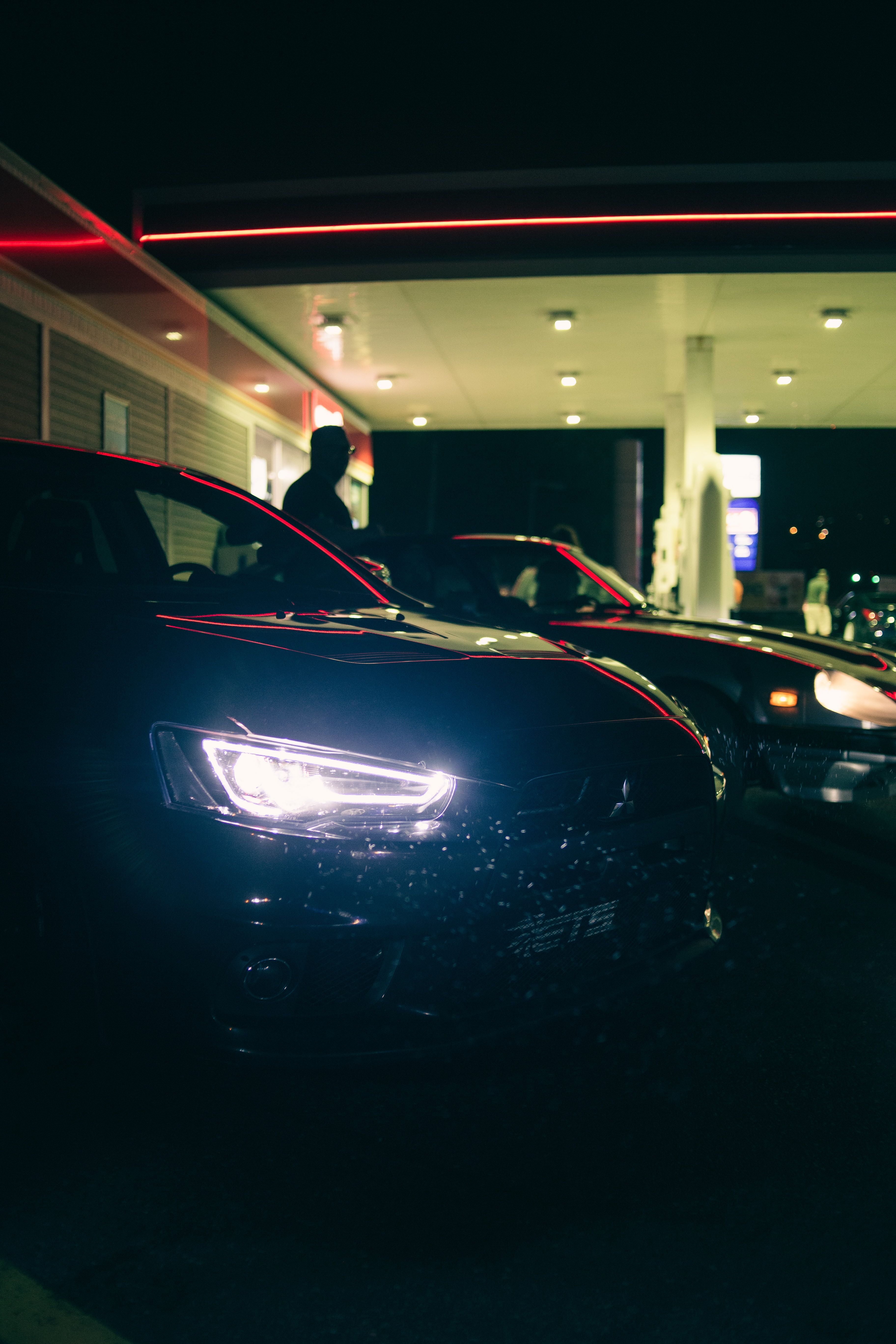 Headlights of a Car · Free Stock Photo