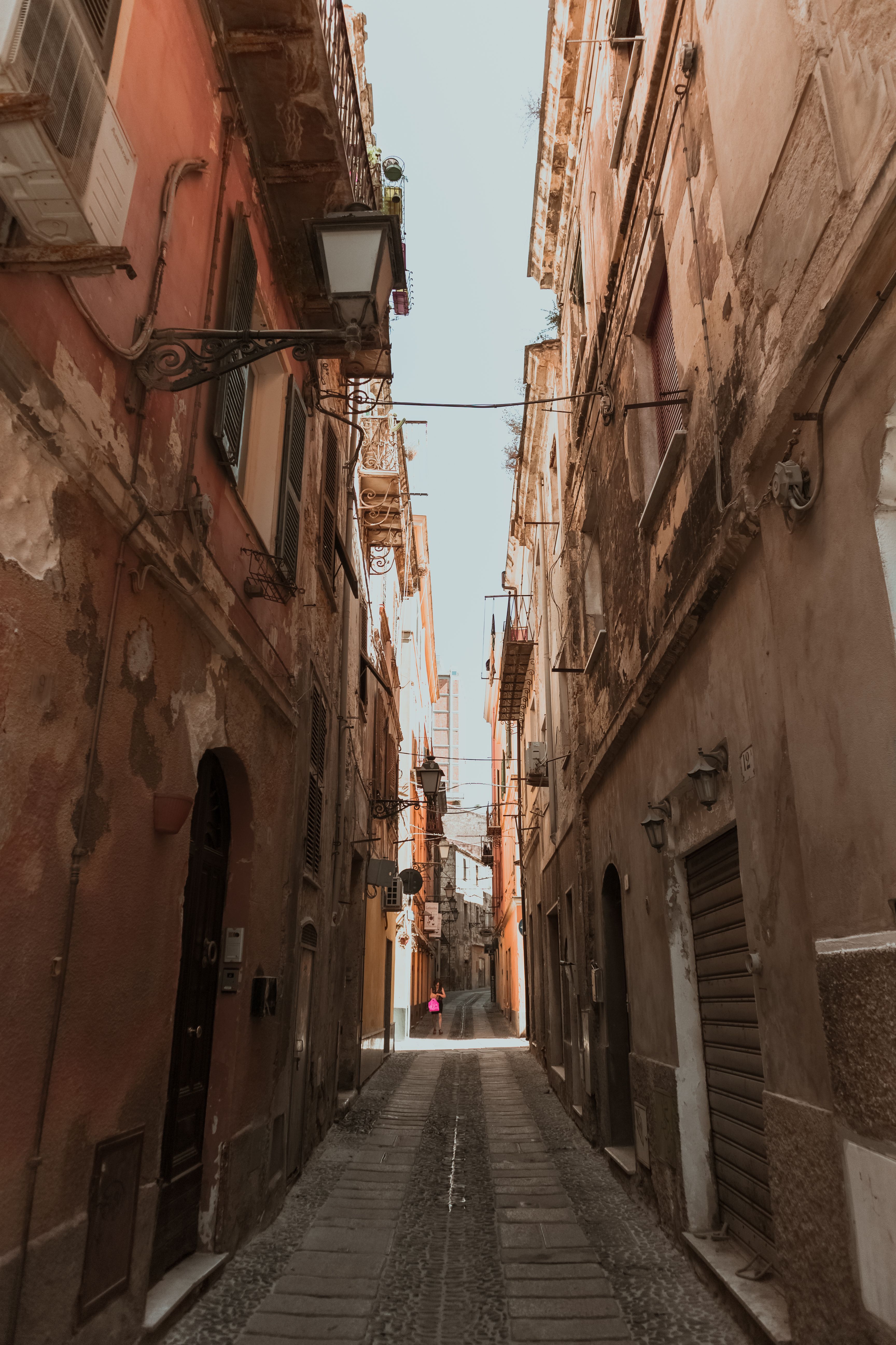 Narrow Alley in a Suburb District · Free Stock Photo