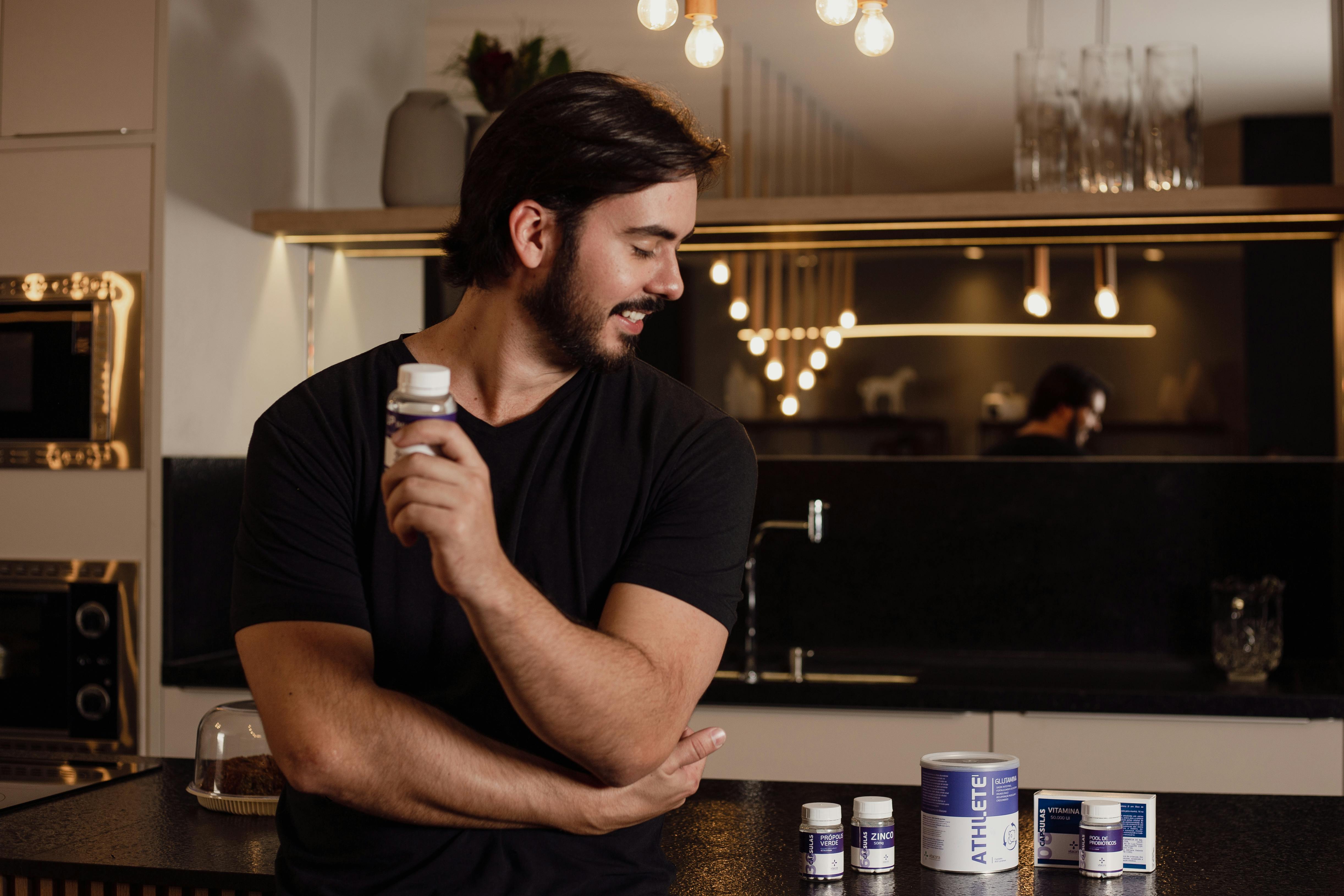 Man Taking Supplements · Free Stock Photo
