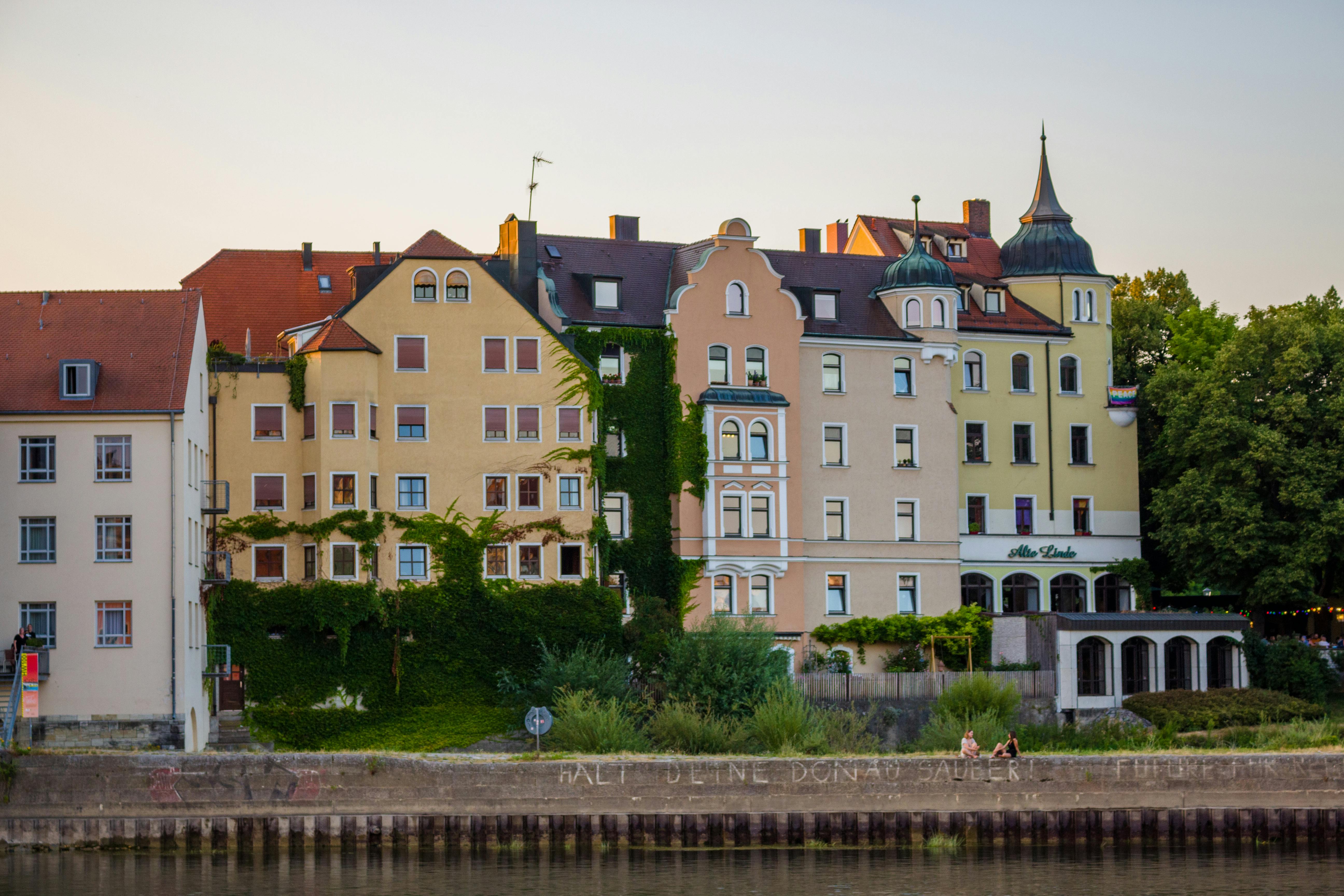 Colorful Buildings Beside the River · Free Stock Photo